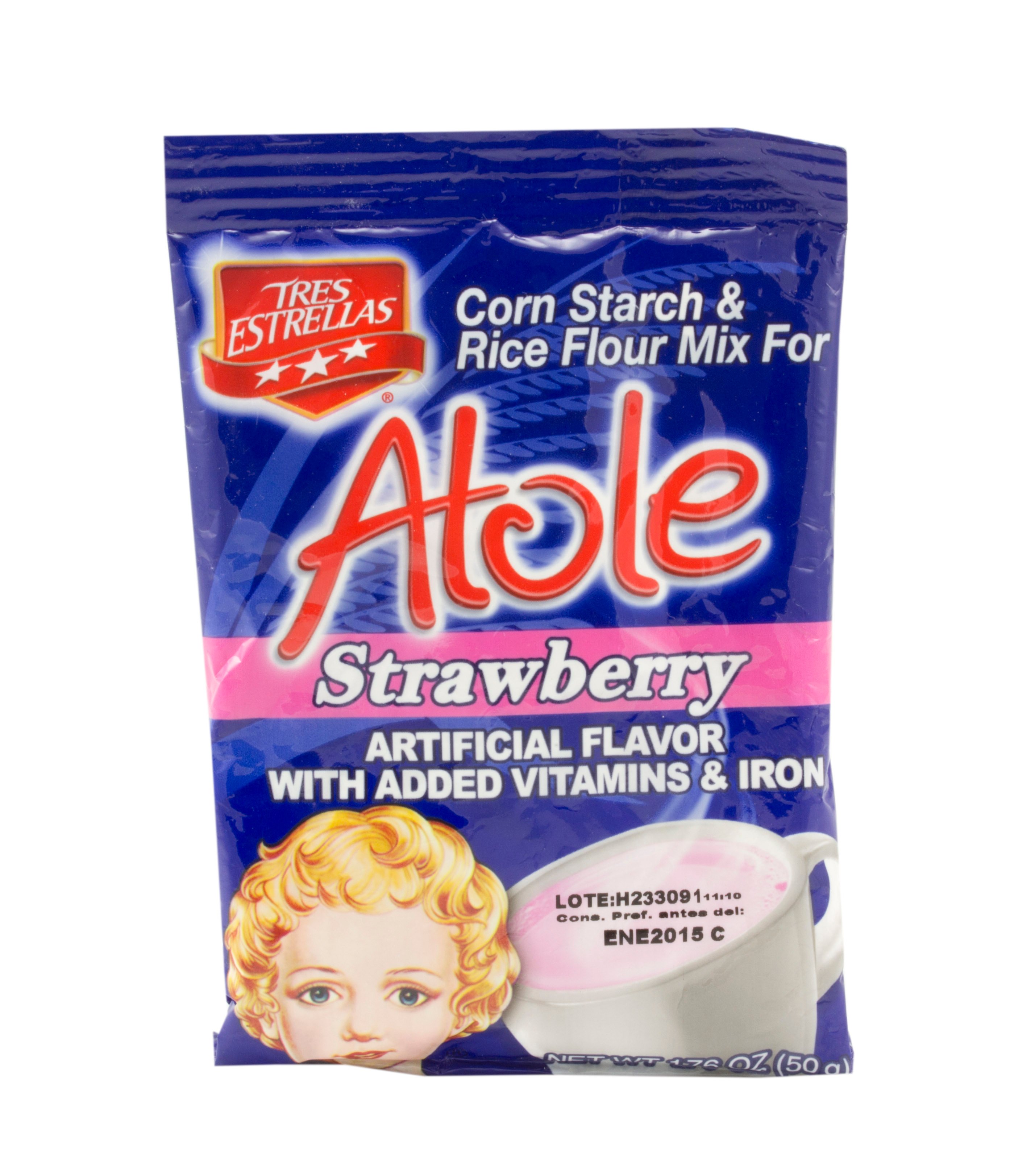 Tres Estrellas Strawberry Atole Drink Mix - Shop Mixes & flavor ...
