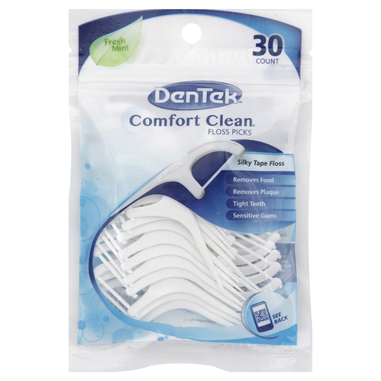 DenTek Comfort Clean Fresh Mint Floss Picks - Shop Floss at H-E-B