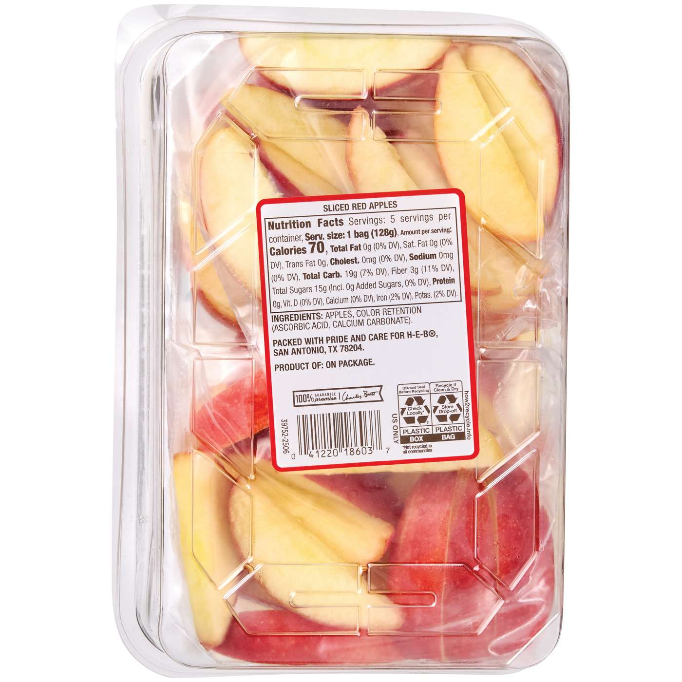 H-E-B Fresh Red Apple Slices - Shop Apples at H-E-B