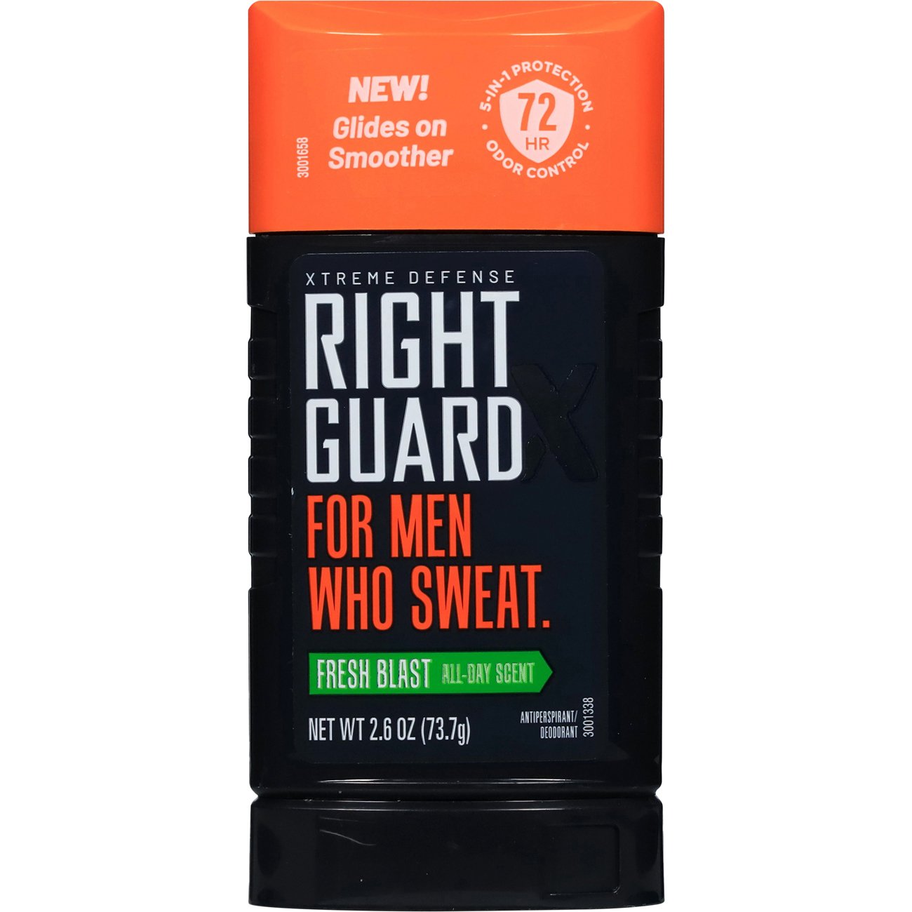 Right Guard Xtreme Defense Antiperspirant Deodorant Invisible Solid ...