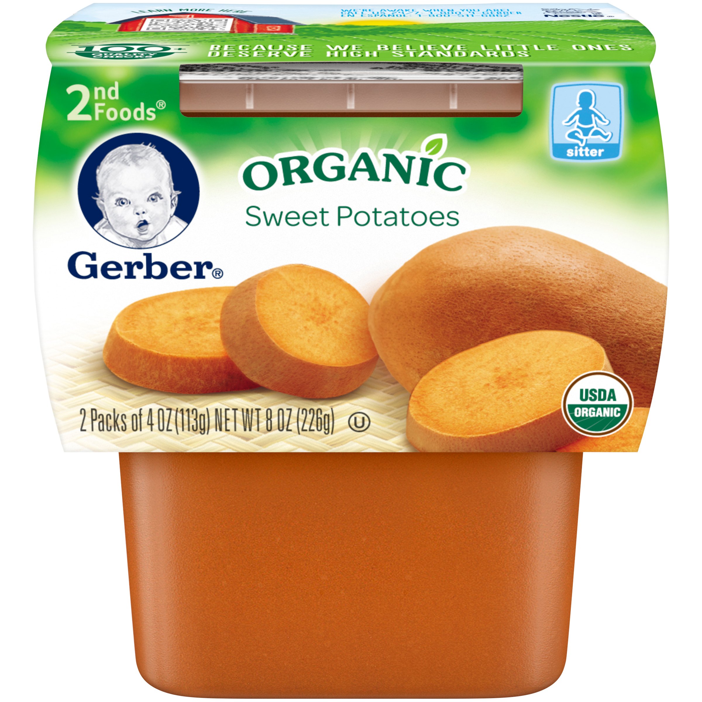 Gerber Organic 2nd Foods - Sweet Potatoes - Shop Baby food at H-E-B