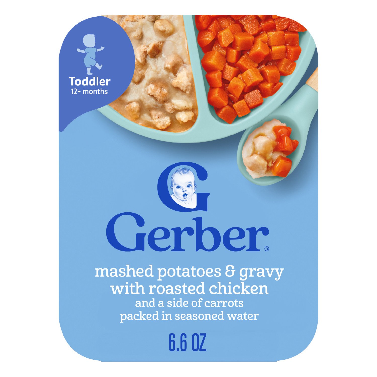 Gerber Mealtime for Toddler - Mashed Potatoes & Gravy with Roasted ...
