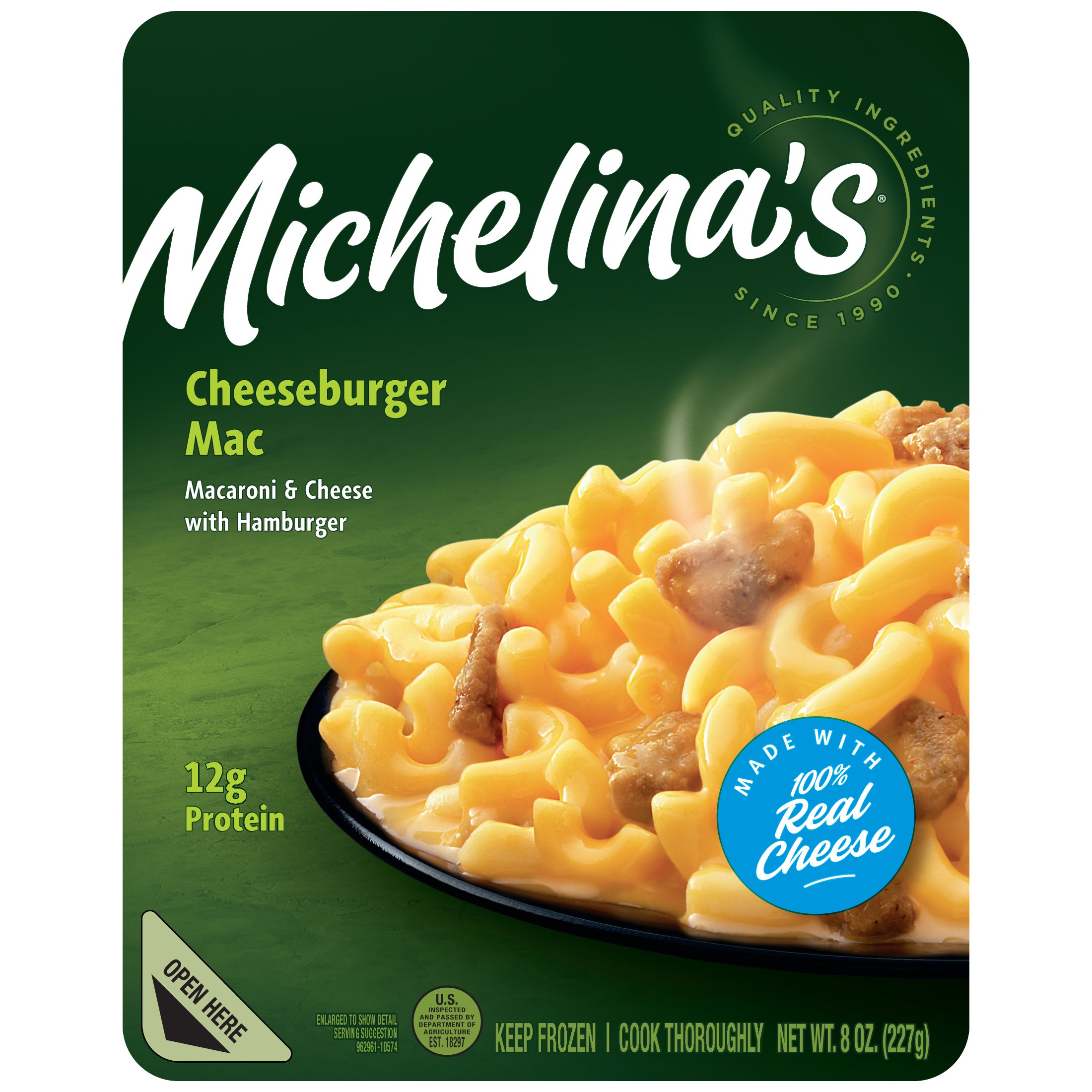 Michelina's Cheeseburger Mac Frozen Meal - Shop Entrees & sides at H-E-B