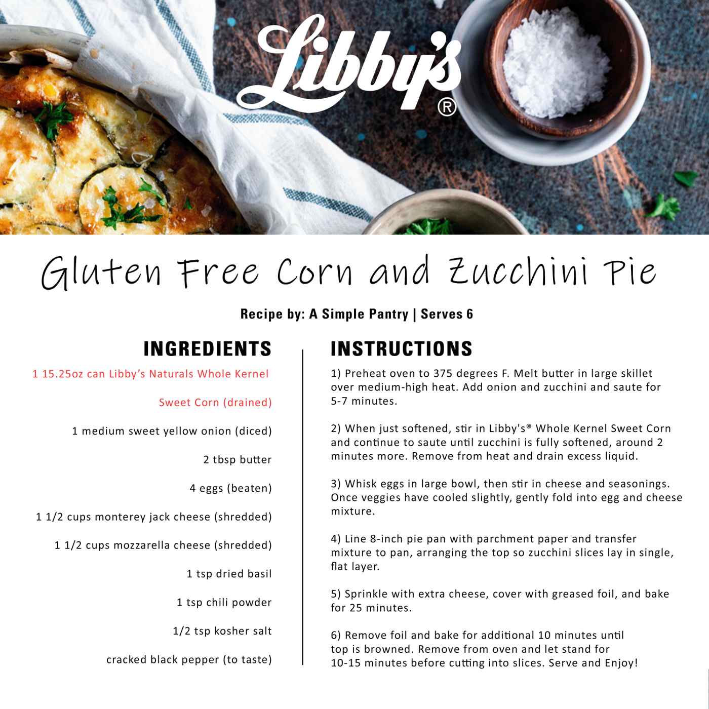 Libby's Naturals Whole Kernel Sweet Corn - Shop Corn at H-E-B