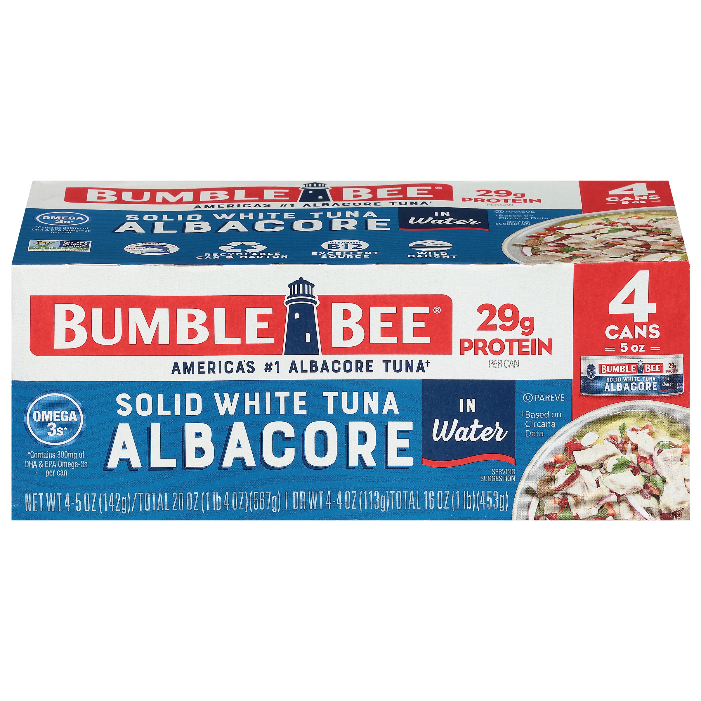 Bumble Bee Solid White Tuna Albacore In Water - Shop Seafood at H-E-B