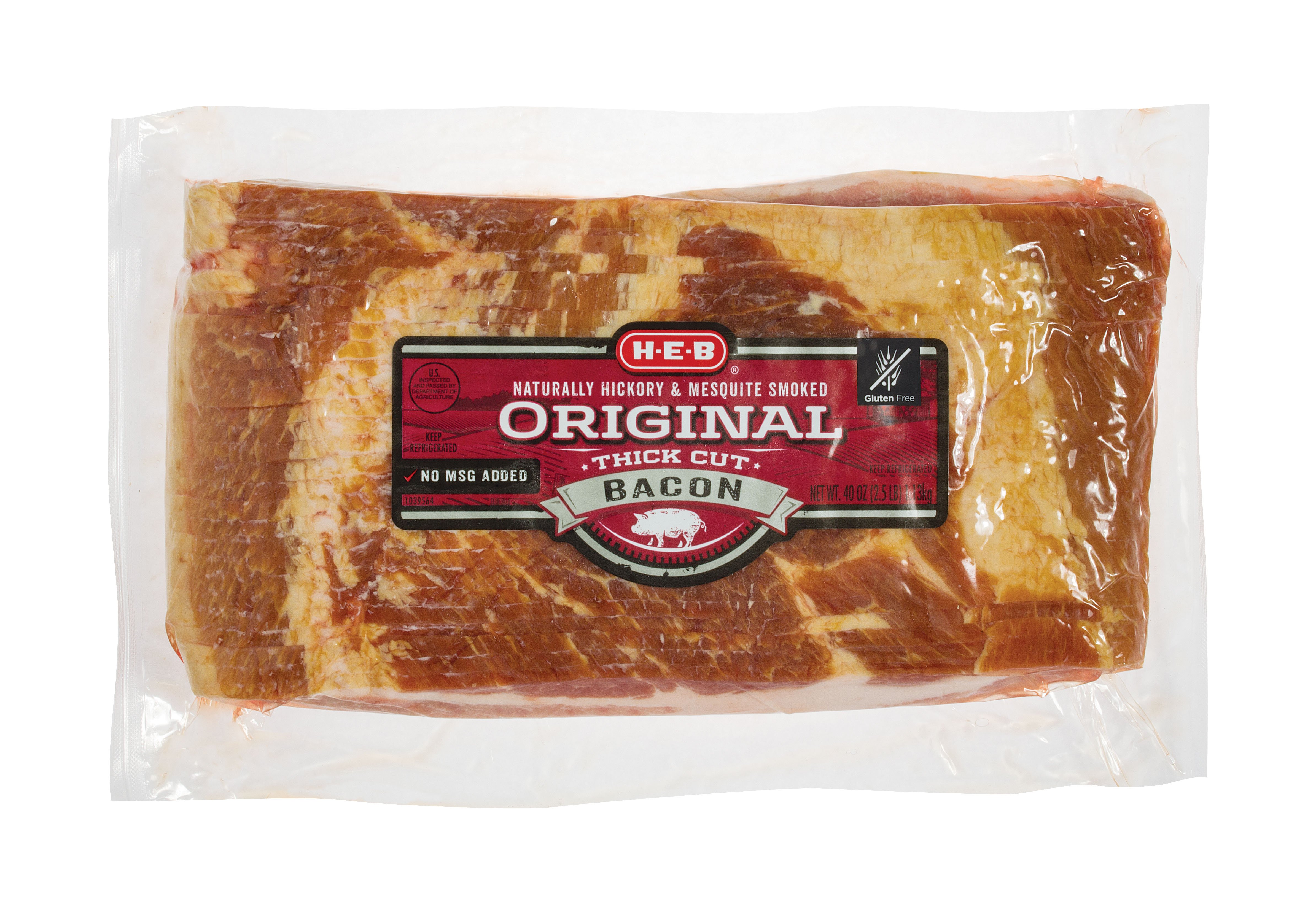 H-E-B Original Thick Cut Bacon - Shop Bacon at H-E-B