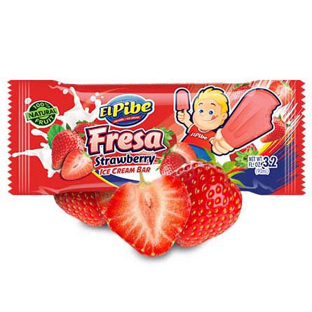 El Pibe Strawberry Ice Cream Bar - Shop Ice Cream & Treats at H-E-B
