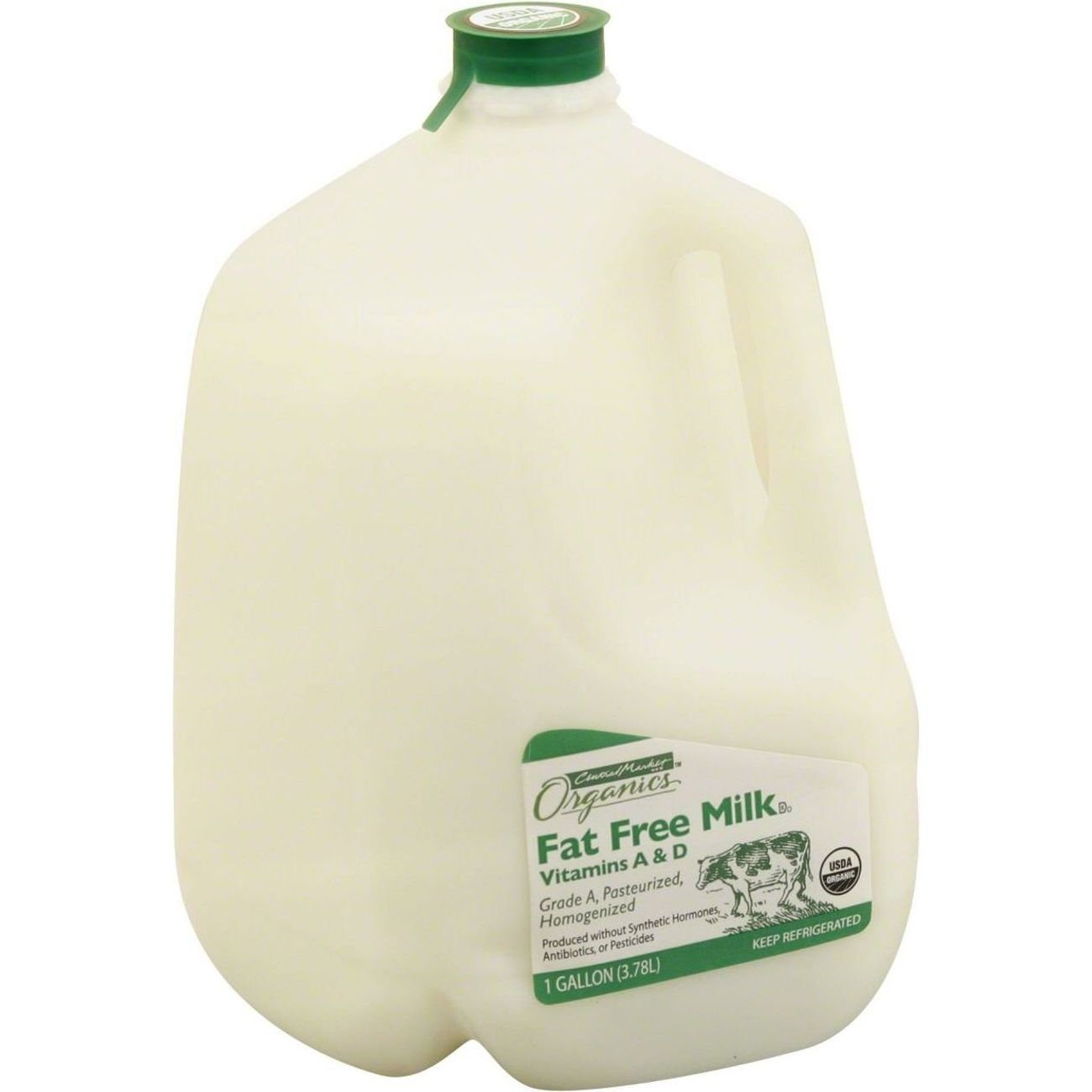 Central Market Organics Fat Free Milk - Shop Milk at H-E-B