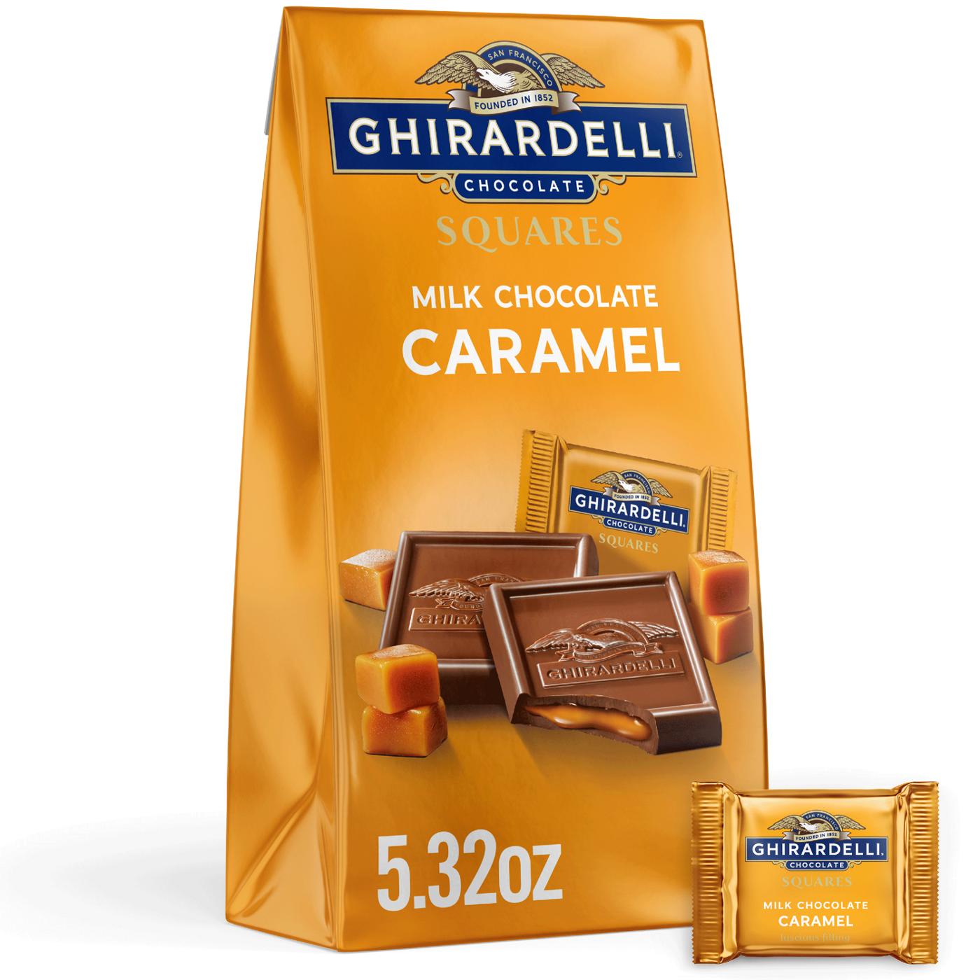Ghirardelli Milk Chocolate Caramel Squares - Shop Candy at H-E-B