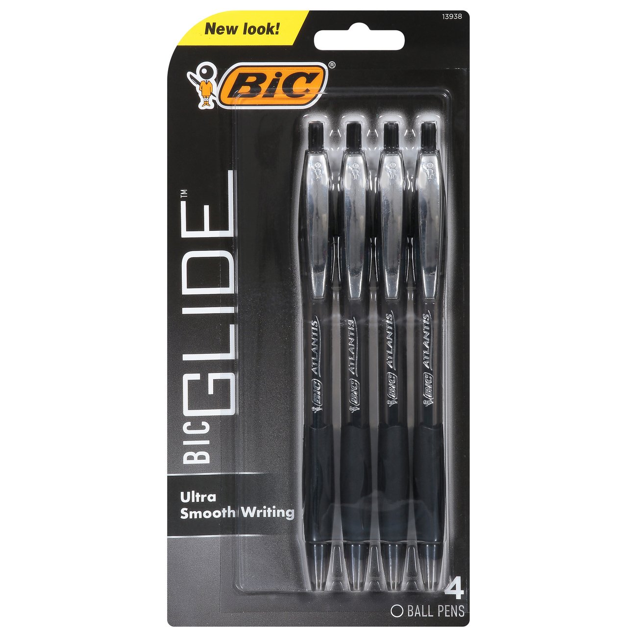 BIC Glide Retractable Ball Pens - Black Ink - Shop Pens at H-E-B