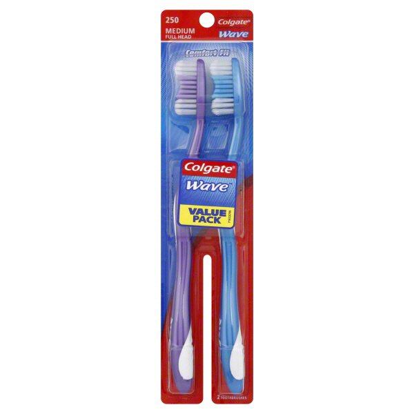 Colgate Wave Medium Toothbrushes Value Pack - Shop Toothbrushes at H-E-B