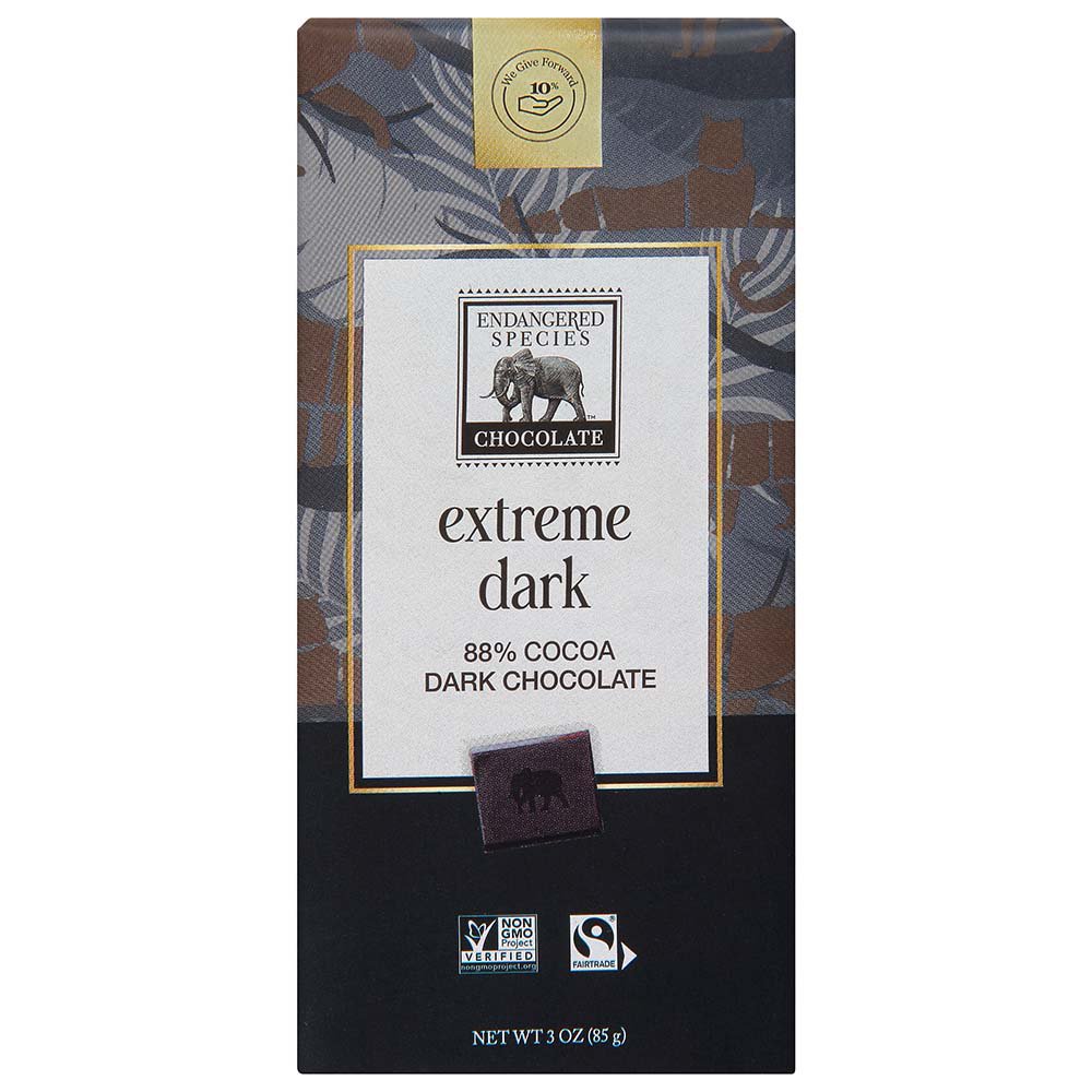 Endangered Species Extreme Dark Chocolate Bar - Shop Candy at H-E-B