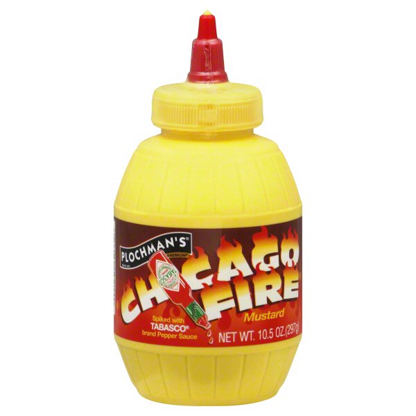 Plochmans Premium Chicago Fire Mustard - Shop Mustard at H-E-B