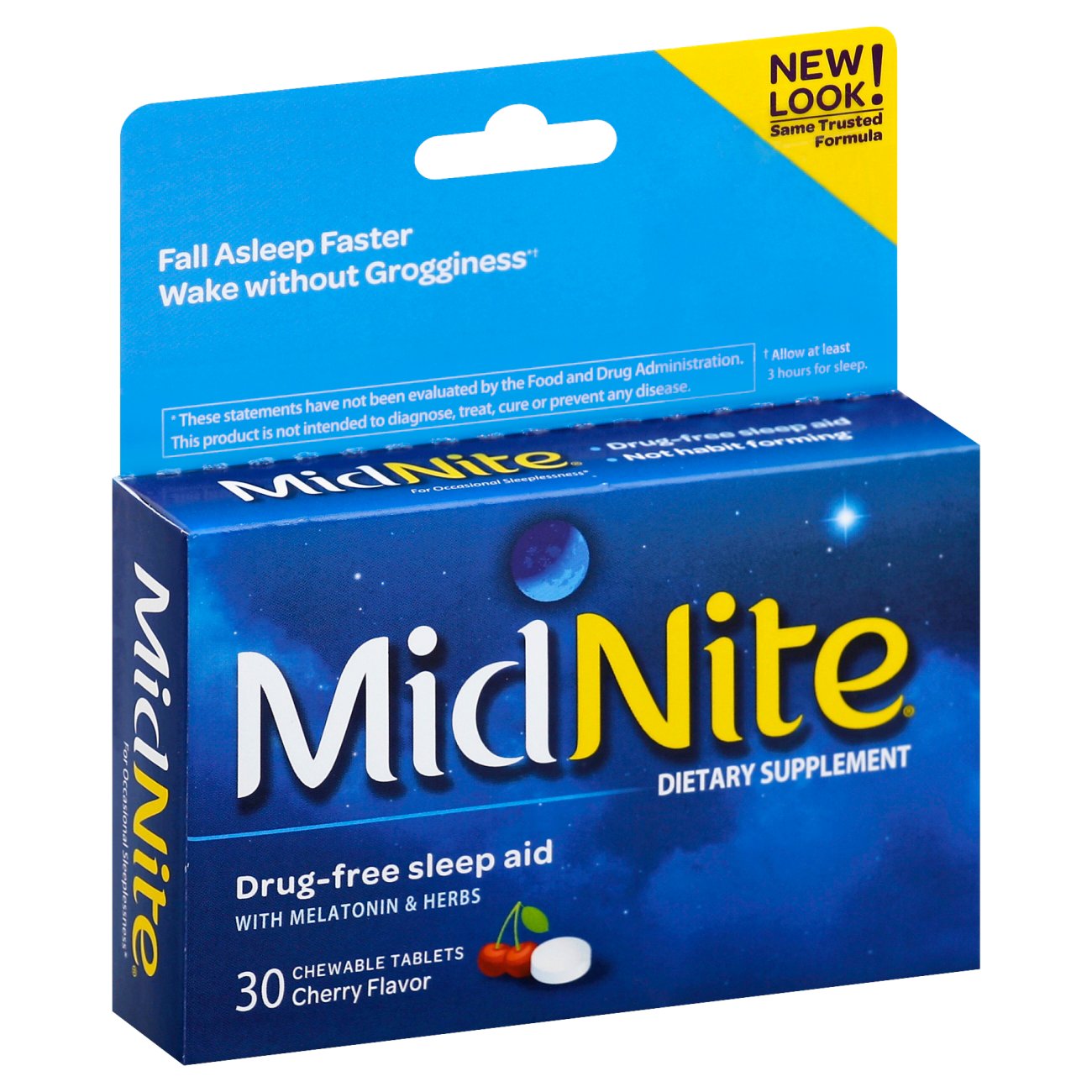 Midnite Herbal Supplement Sleep Aid Fast Dissolve Tablets - Shop Sleep ...