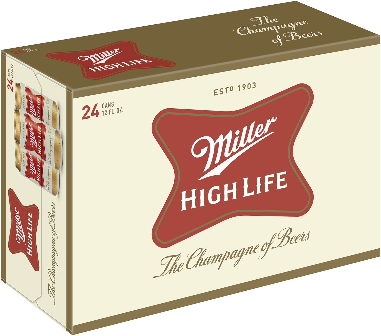 Miller High Life Beer 24 pk Cans - Shop Beer at H-E-B