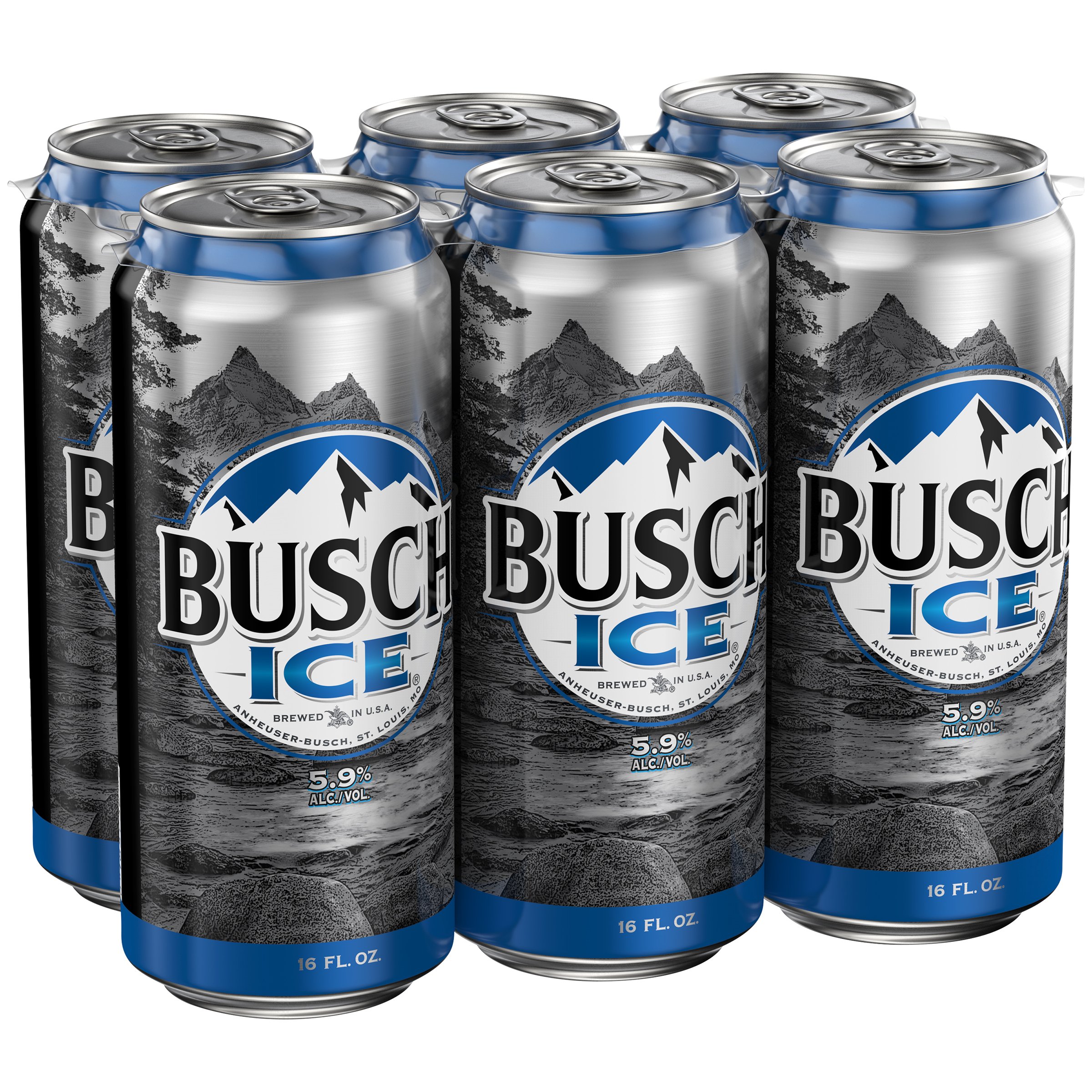 Busch Ice Beer 6 PK Cans - Shop Beer at H-E-B