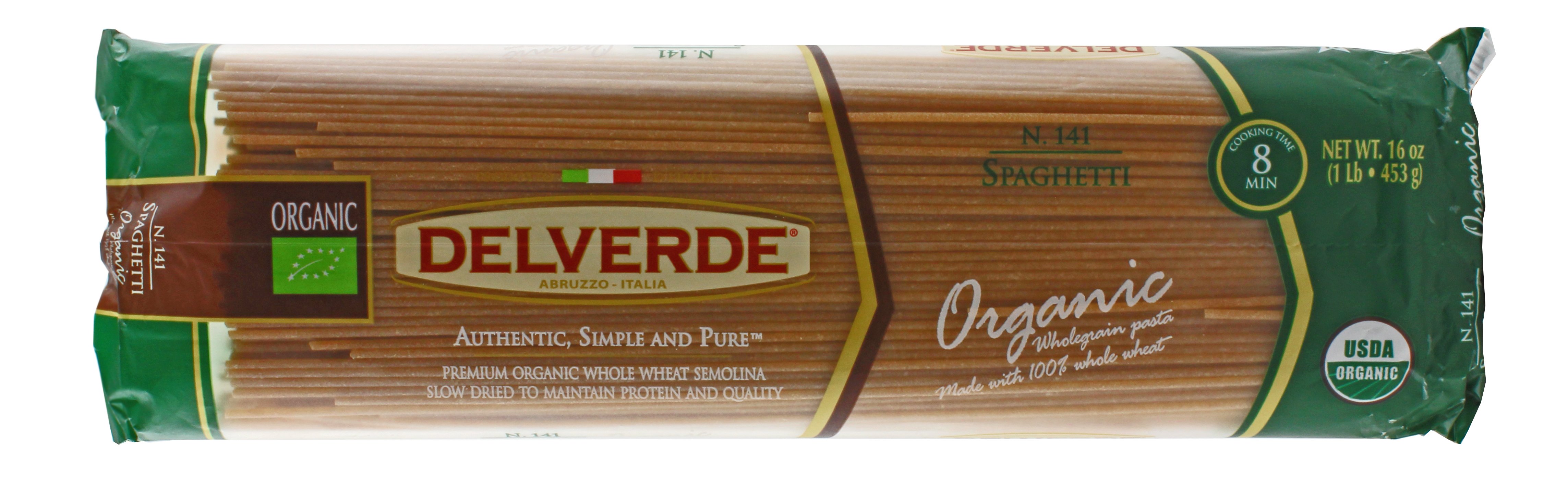 Delverde Organic Whole Wheat Spaghetti Pasta - Shop Pasta at H-E-B