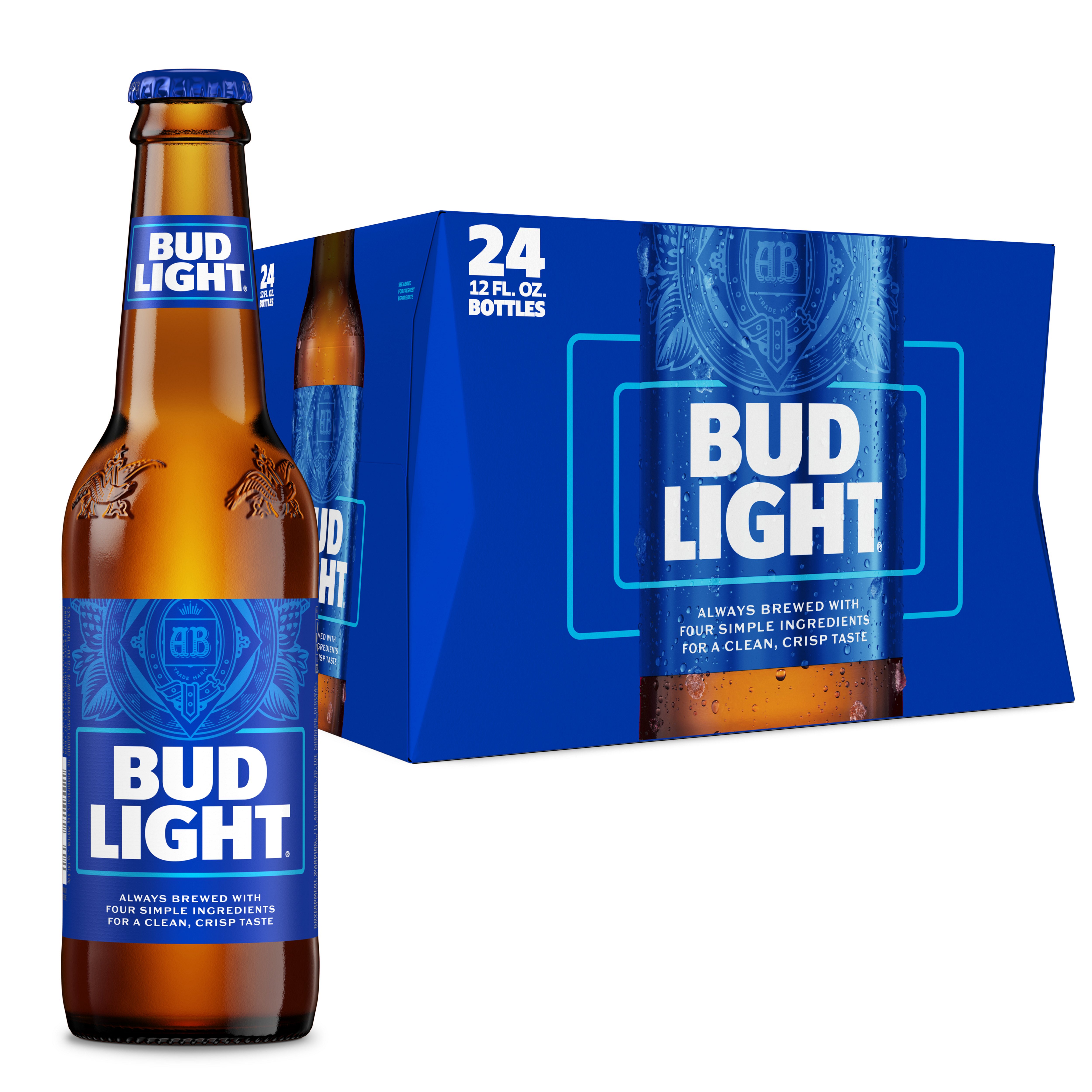 Bud Light American Lager Beer 24 pk Bottles, 12 oz | Joe V's Smart Shop ...