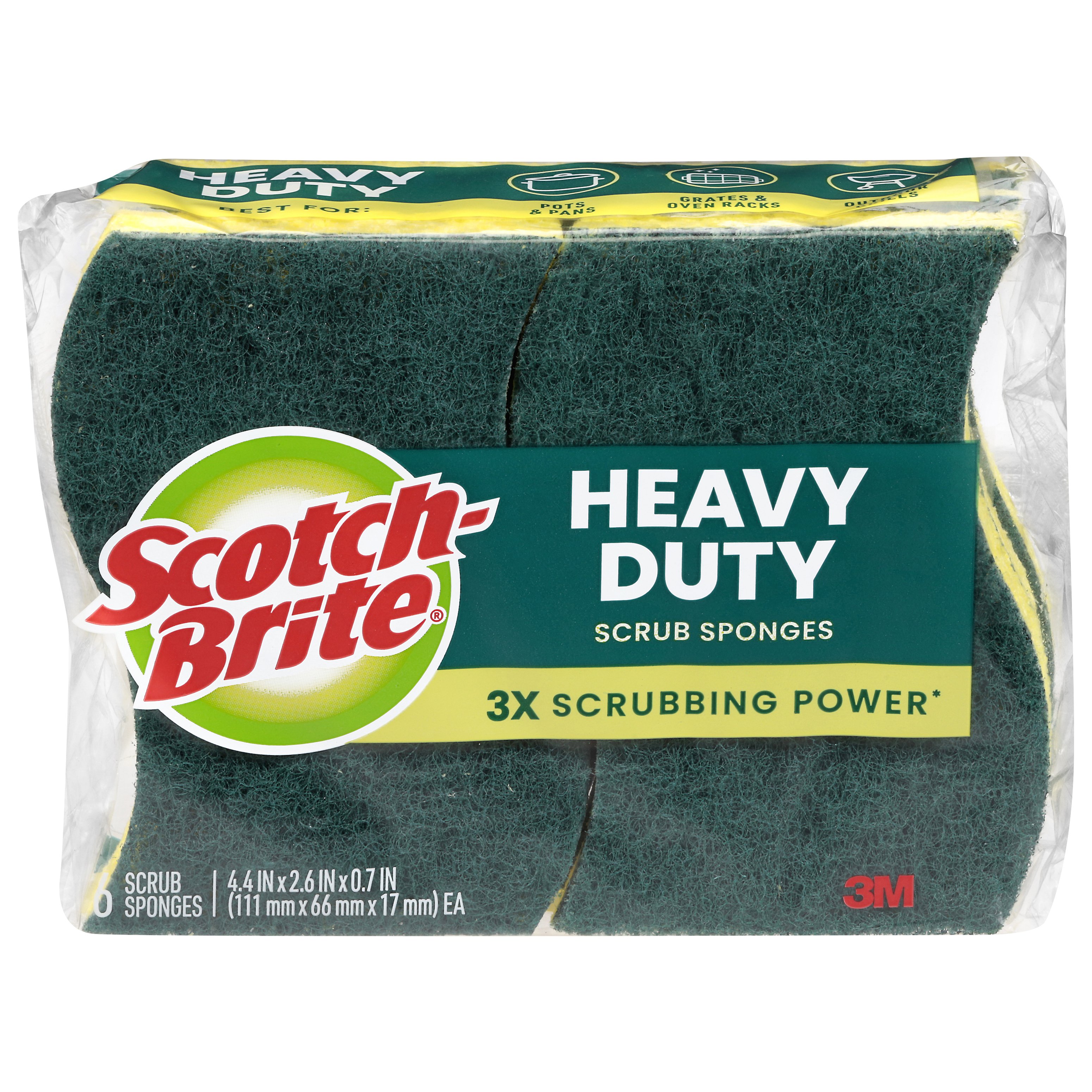 Scotch-Brite Heavy Duty Scrub Sponges - Shop Sponges & scrubbers at H-E-B