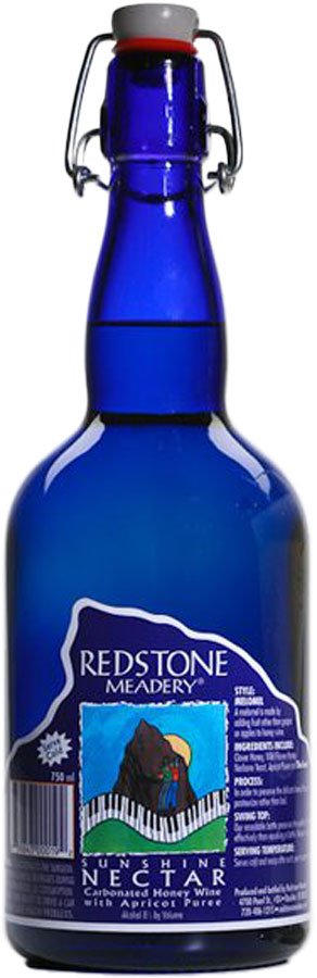 Redstone Meadery Sunshine Nectar Carbonated Honey Wine with Apricot ...