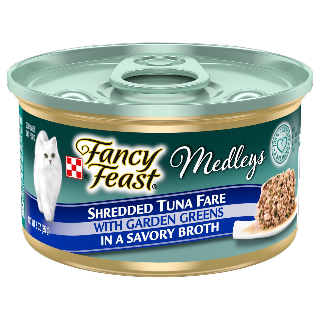 Fancy Feast Medleys Elegant Medley Tuna Fare Wet Cat Food - Shop Food ...