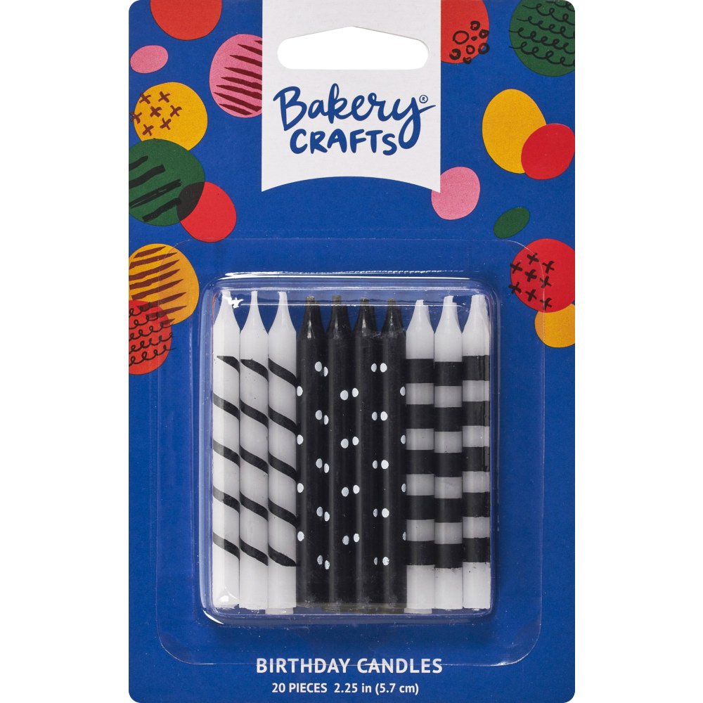 Culpitt Dots with Stripes Birthday Candles - Shop Birthday candles at H-E-B