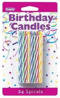 Culpitt Skinny Assorted Birthday Candles - Shop Birthday candles at H-E-B