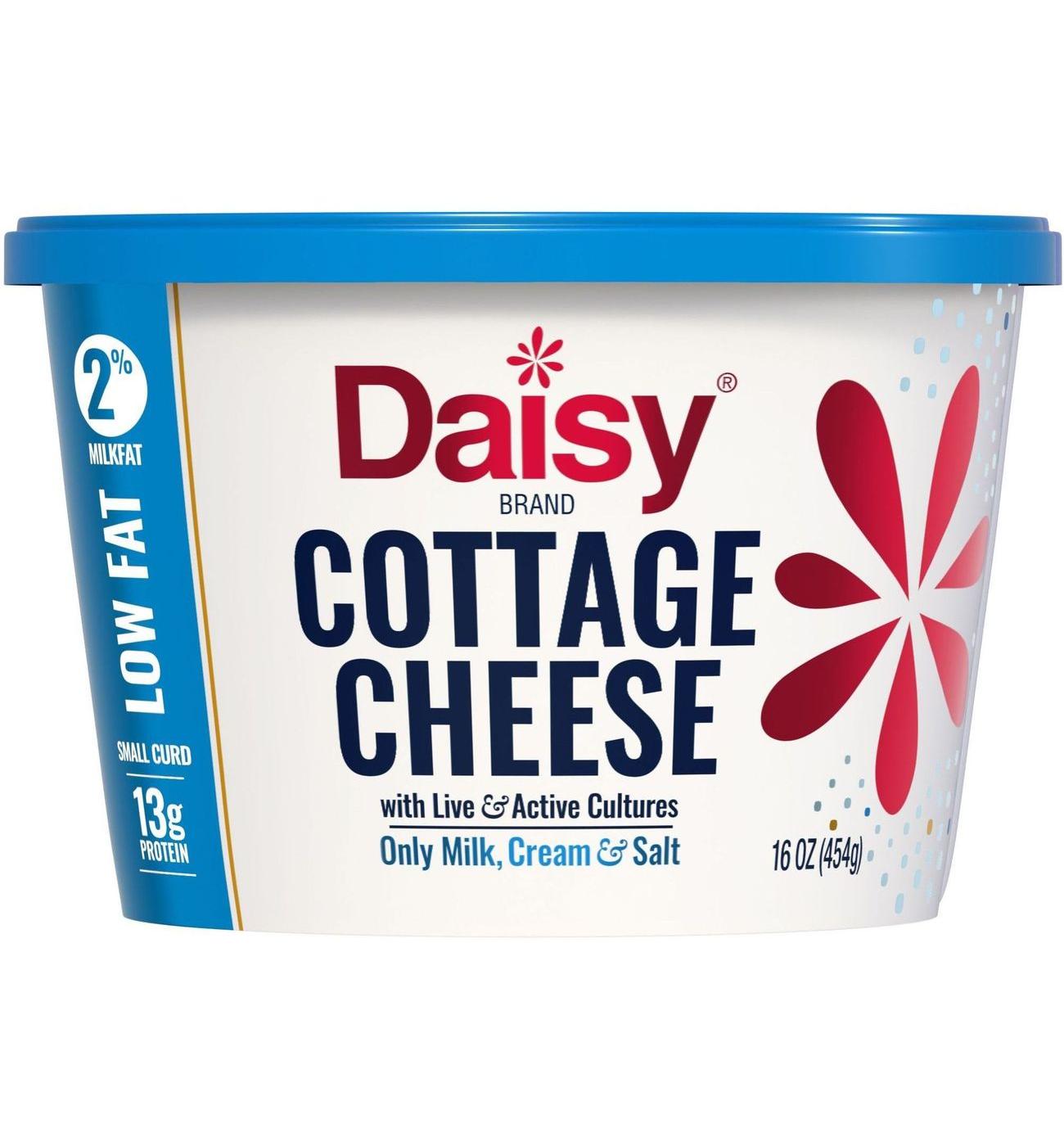 Daisy Small Curd 2% Milkfat Low Fat Cottage Cheese - Shop Cottage ...