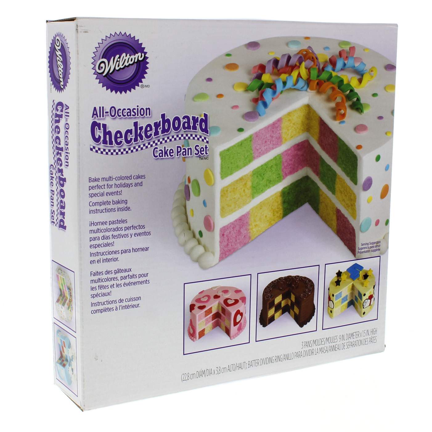 Wilton Checkerboard Cake Set - Shop Baking tools at H-E-B