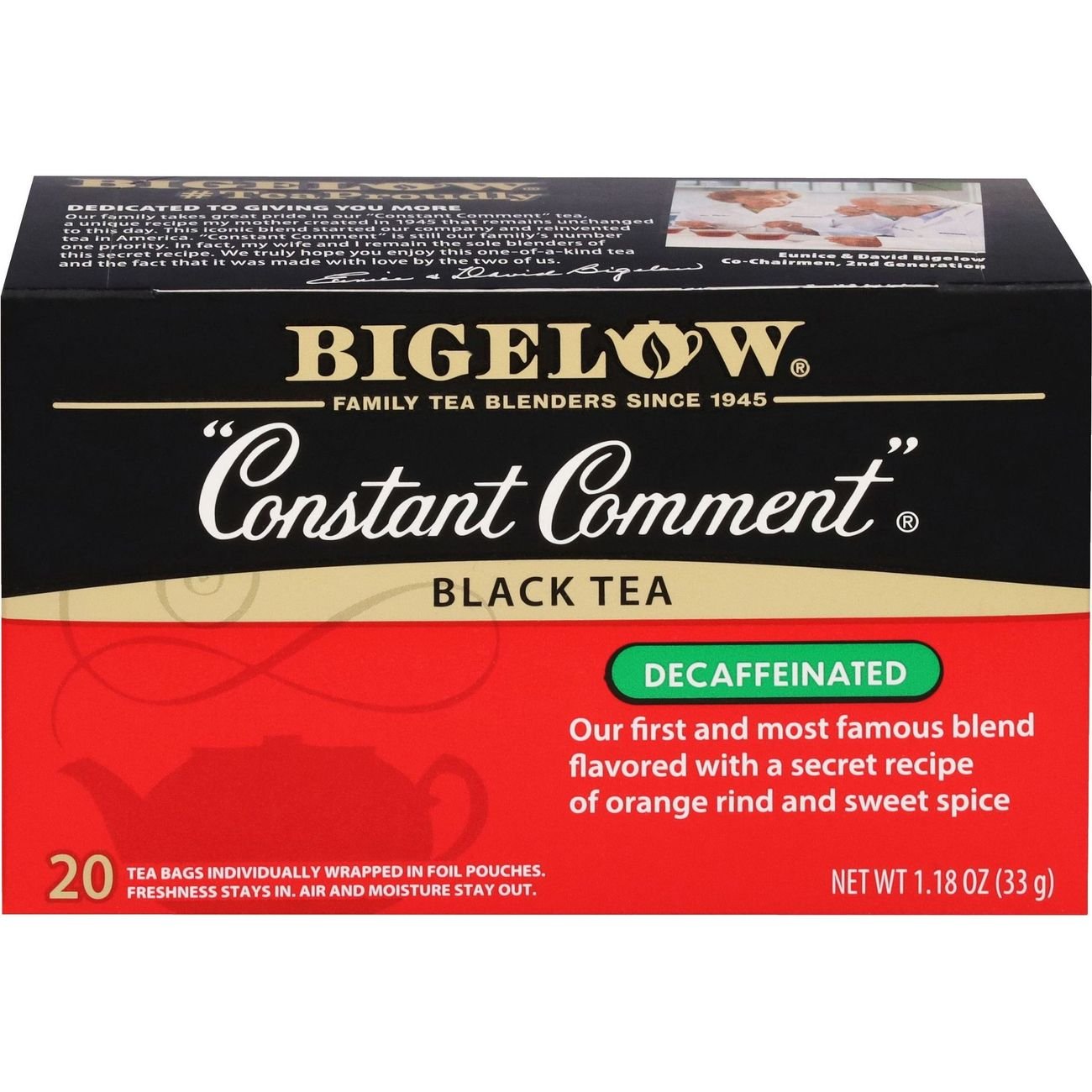 Bigelow Constant Comment Decaffeinated Tea Bags - Shop Tea at H-E-B