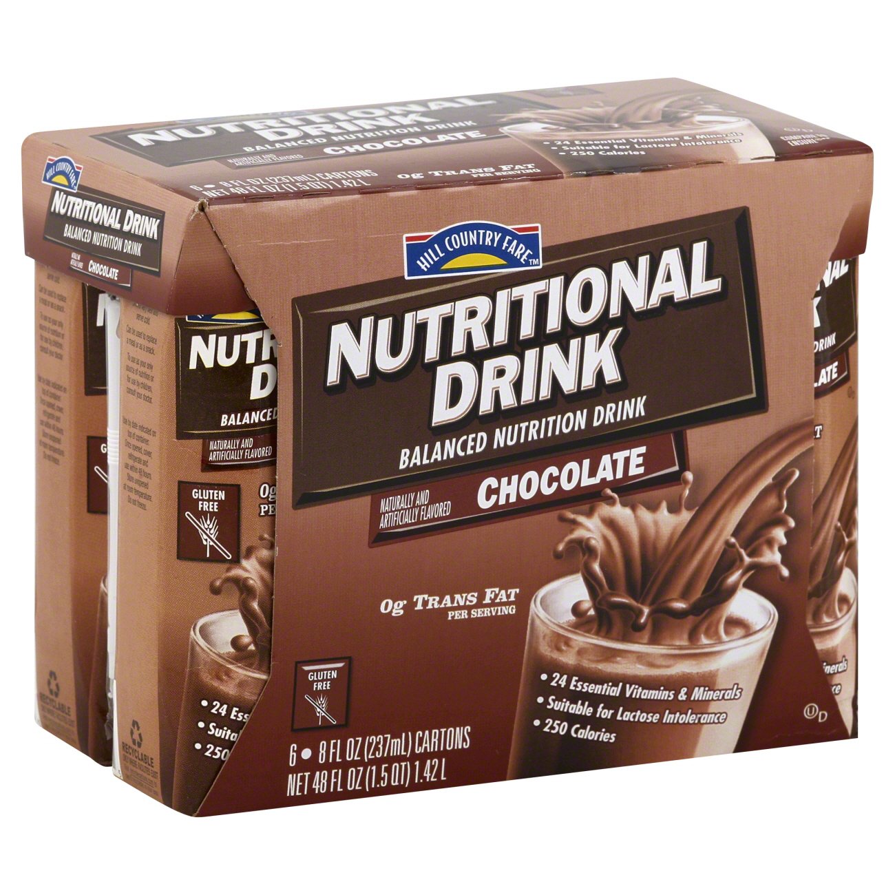 Hill Country Fare Adult Chocolate Nutrition 6 PK - Shop Diet & fitness ...