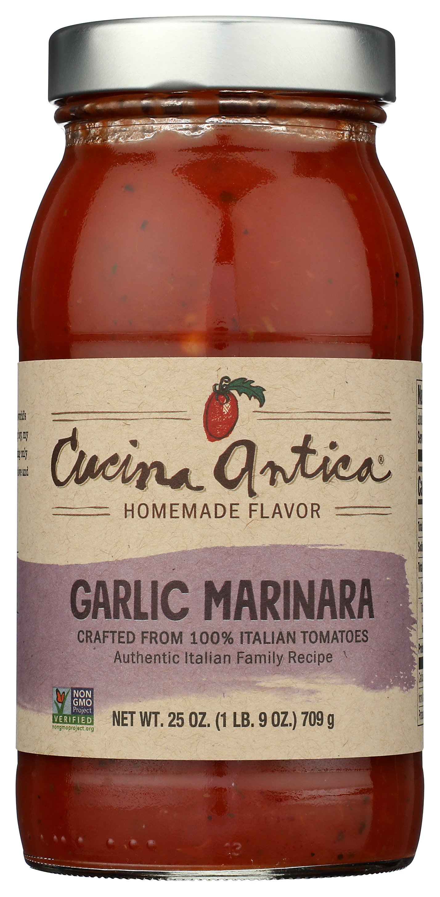 Cucina Antica Garlic Marinara Pasta Sauce, 25 oz | Central Market ...