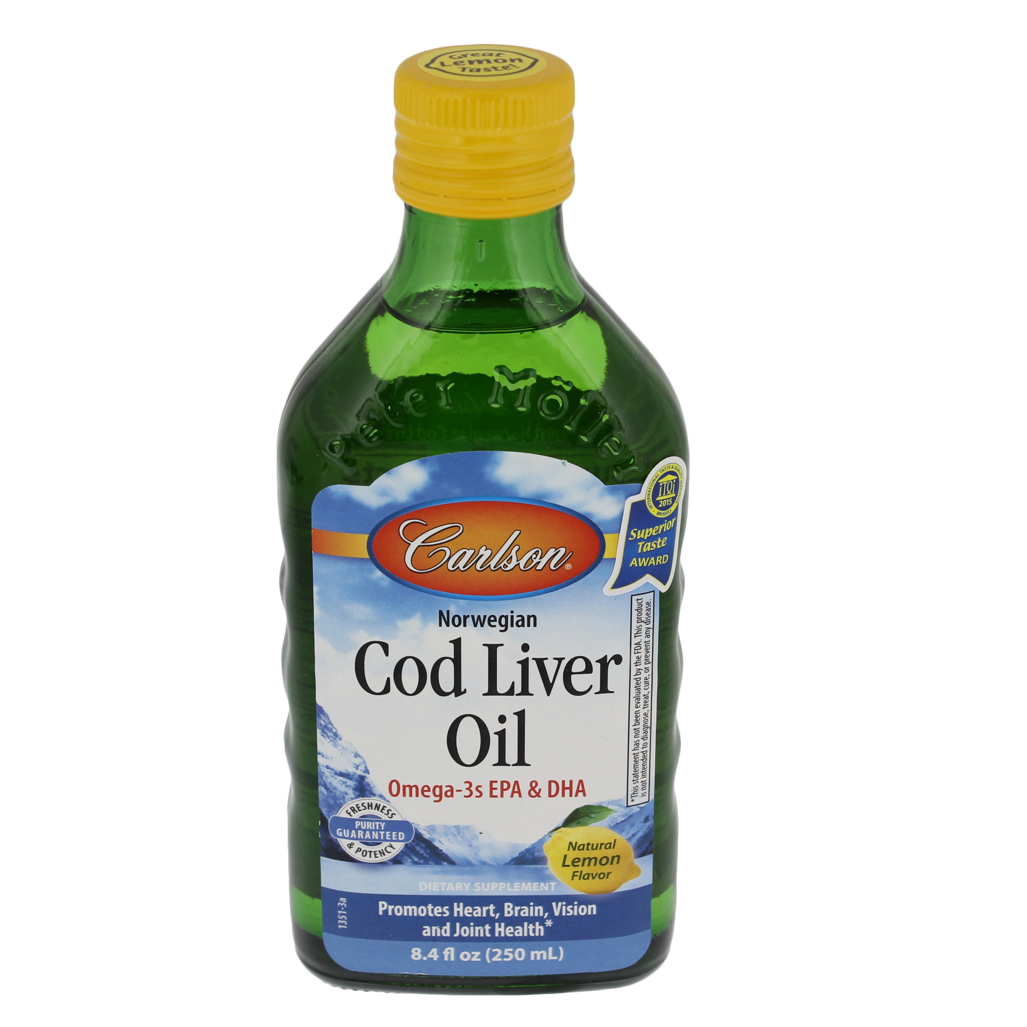Carlson Norwegian Cod Liver Oil, Lemon Flavor - Shop Diet & Fitness at ...