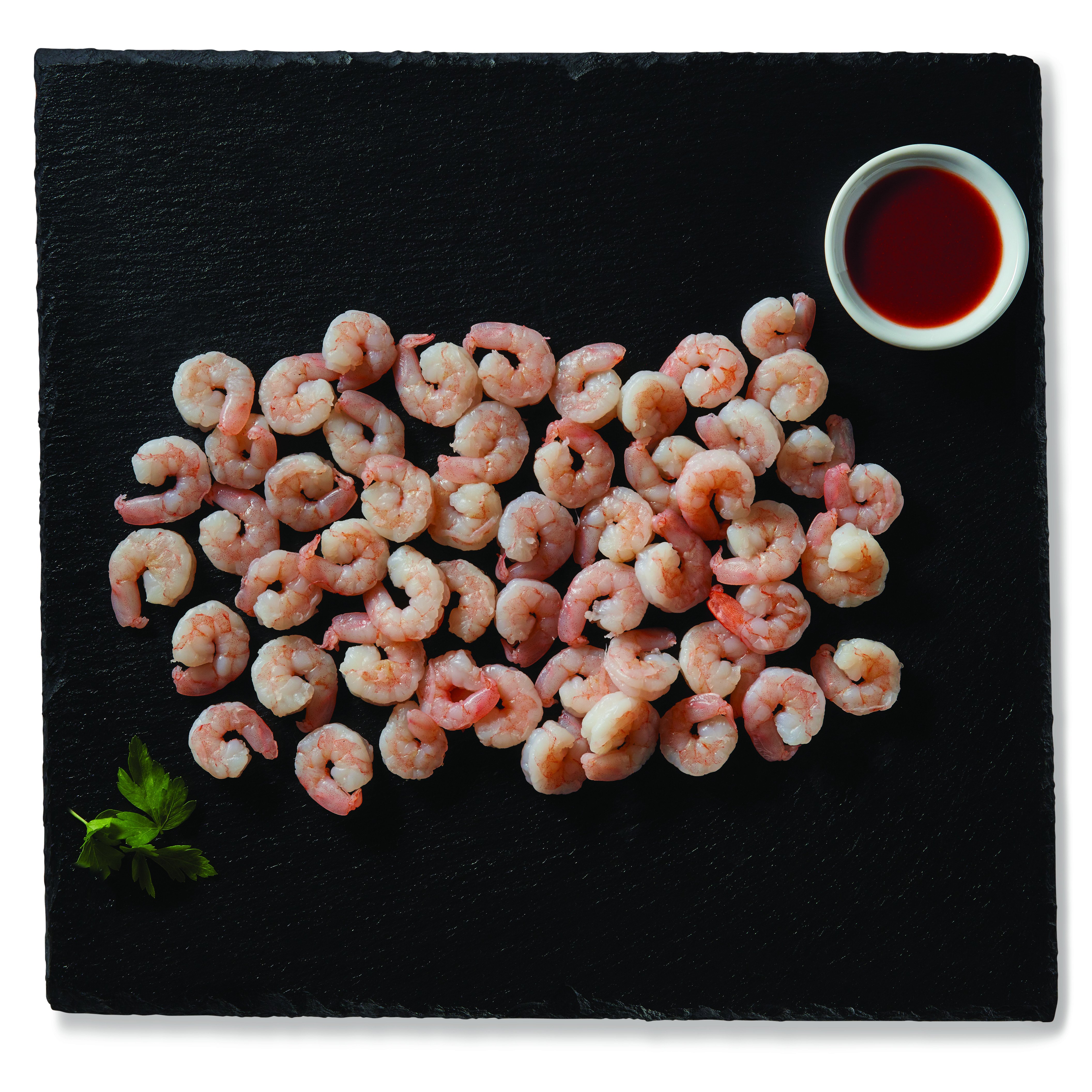 H-E-B Fish Market Peeled Tail-Off Small Cooked Shrimp, 71 - 90 ct/lb ...