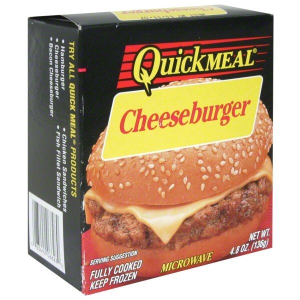 QuickMeal Quick Meal Cheeseburger - Shop Sandwiches at H-E-B