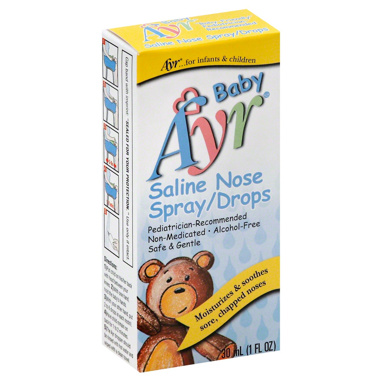 Ayr Baby Saline Nose Spray/Drops - Shop Sinus & allergy at H-E-B
