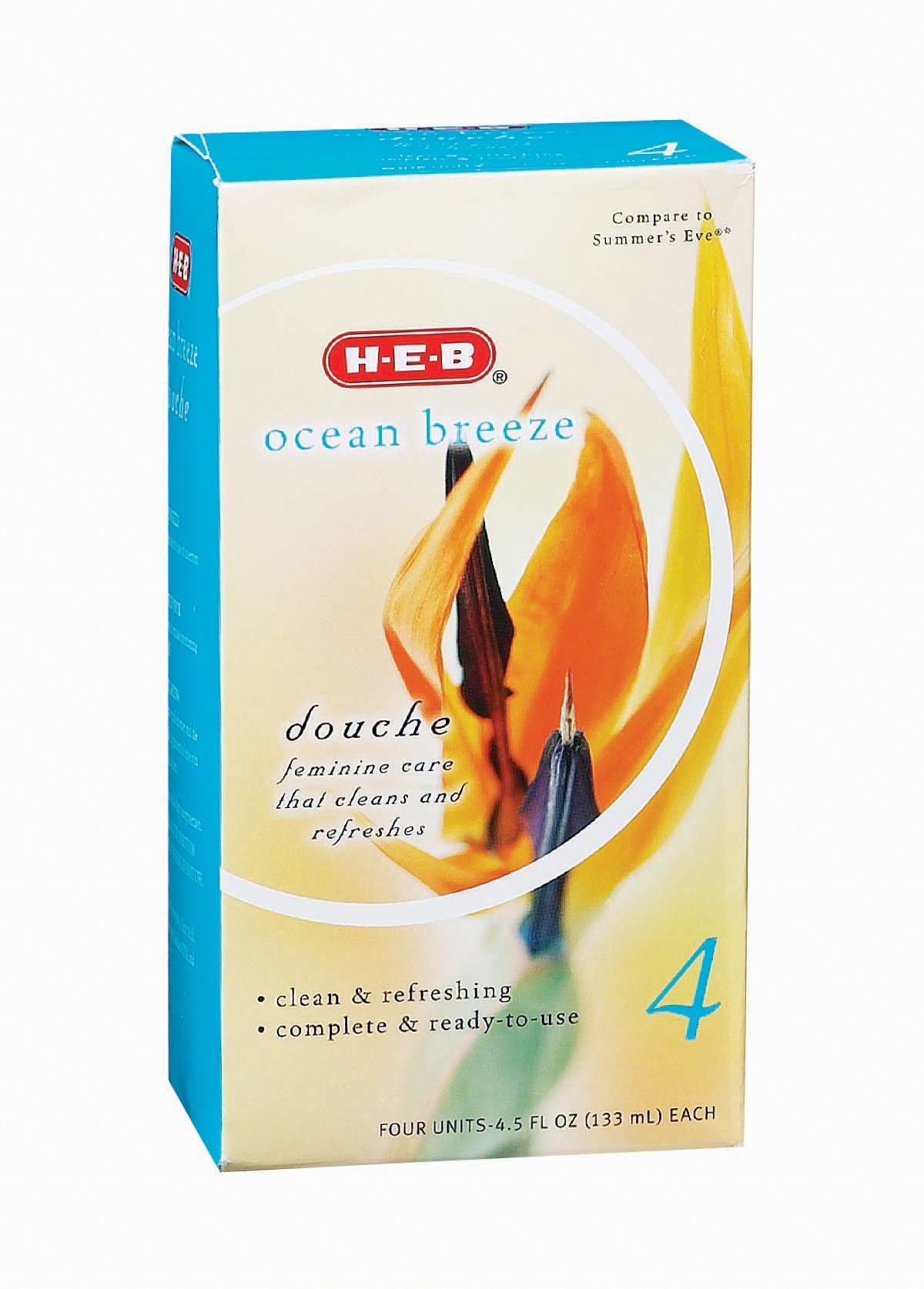 H-E-B Douche Ocean Breeze - Shop Wipes & washes at H-E-B