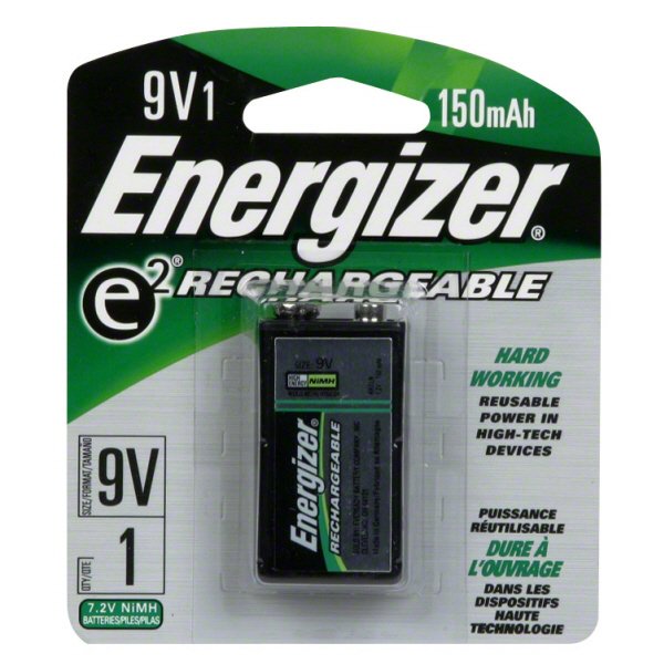 Energizer E2 Rechargeable 9V Battery 150Mah - Shop Batteries at H-E-B