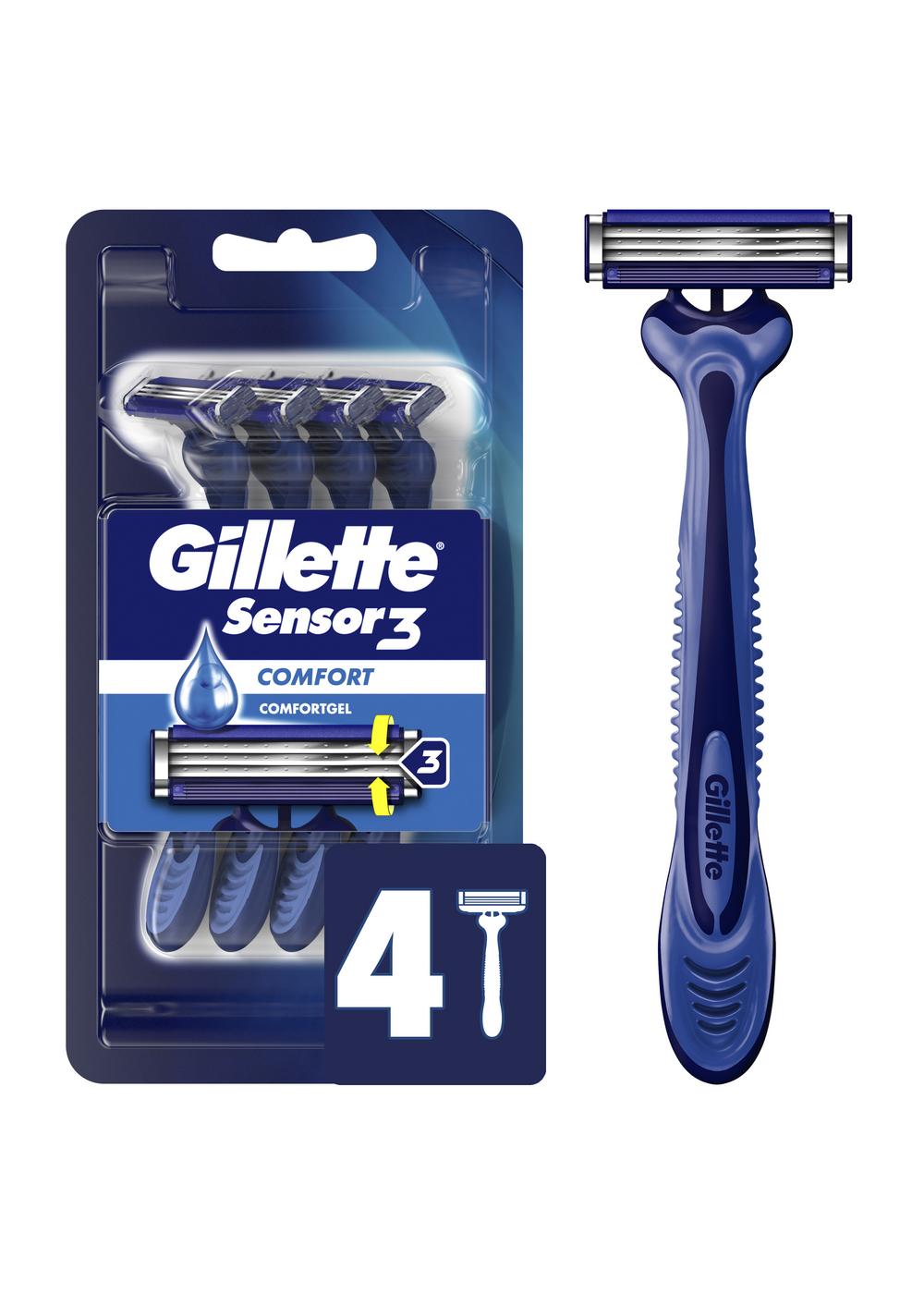 Gillette Sensor3 Comfort Disposable Razors - Shop Razors & blades at H-E-B