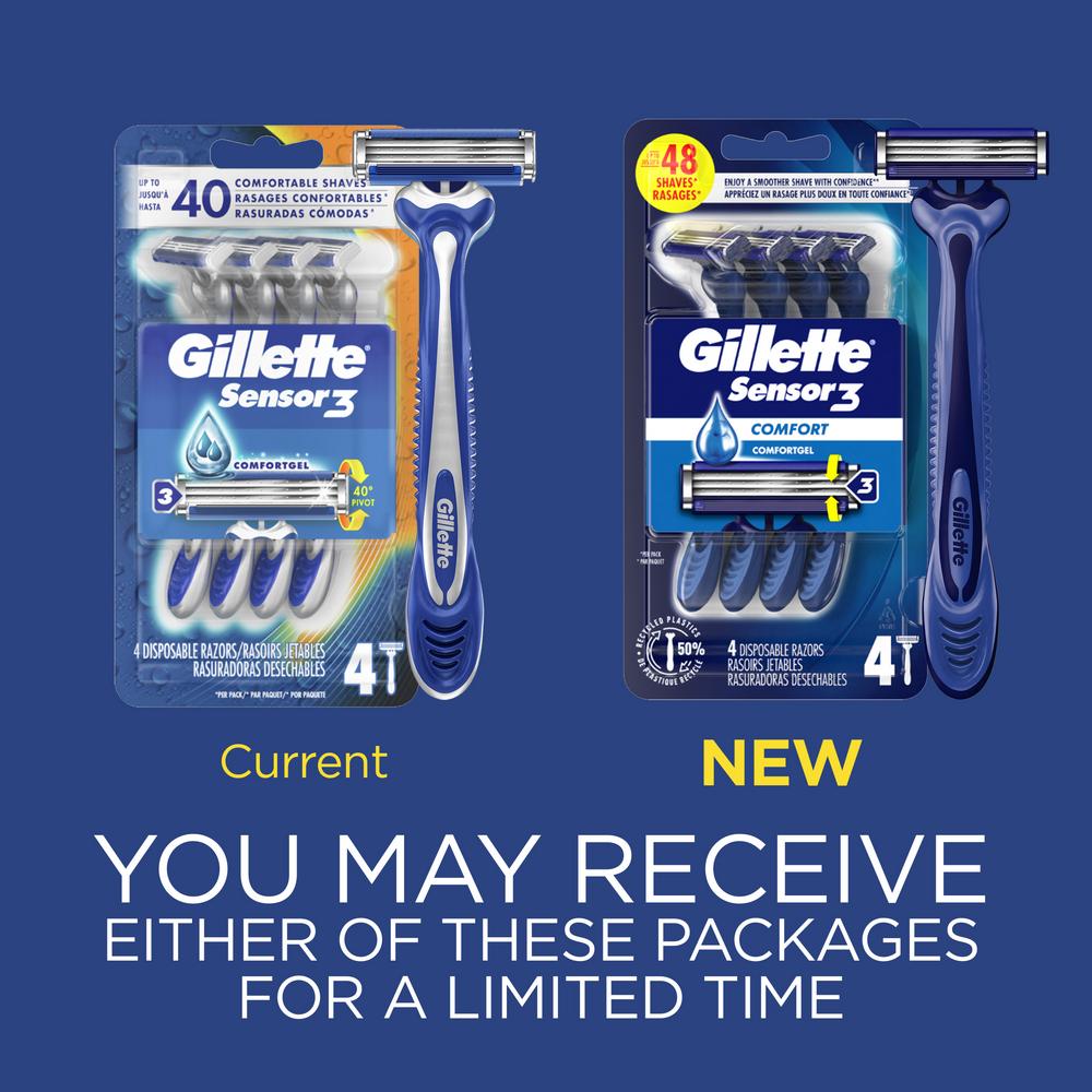 Gillette Sensor3 Comfort Disposable Razors - Shop Razors & blades at H-E-B Gillette Sensor3 Comfort Disposable Razors - Shop Razors & blades at H-E-B