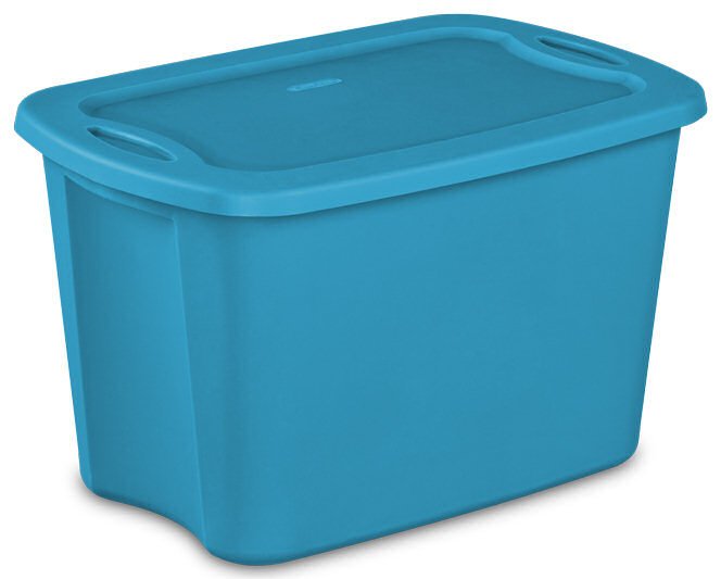 Sterilite Tote Box, Blue - Shop Storage bins at H-E-B