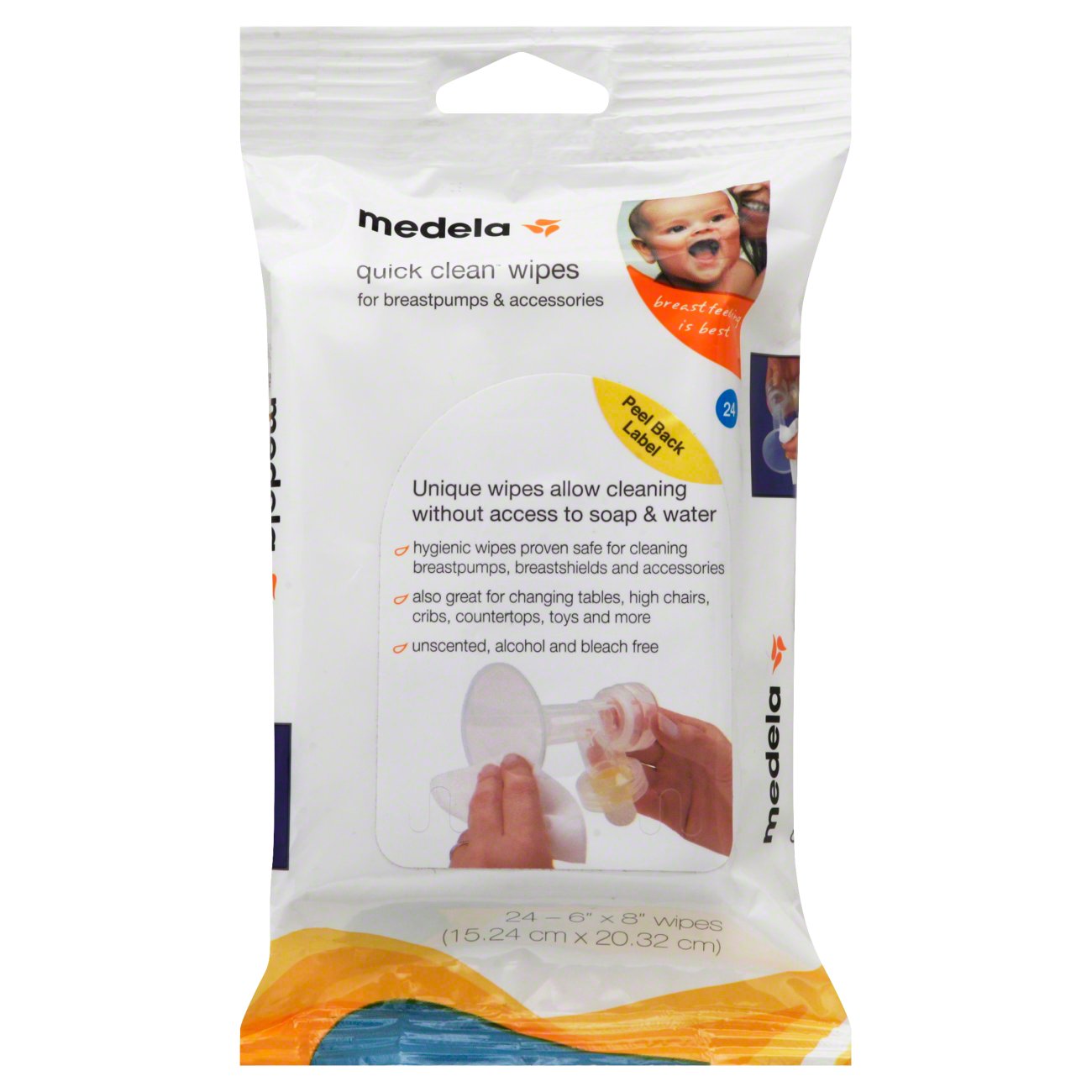 Medela Quick Clean Wipes - Shop Breast feeding accessories at H-E-B