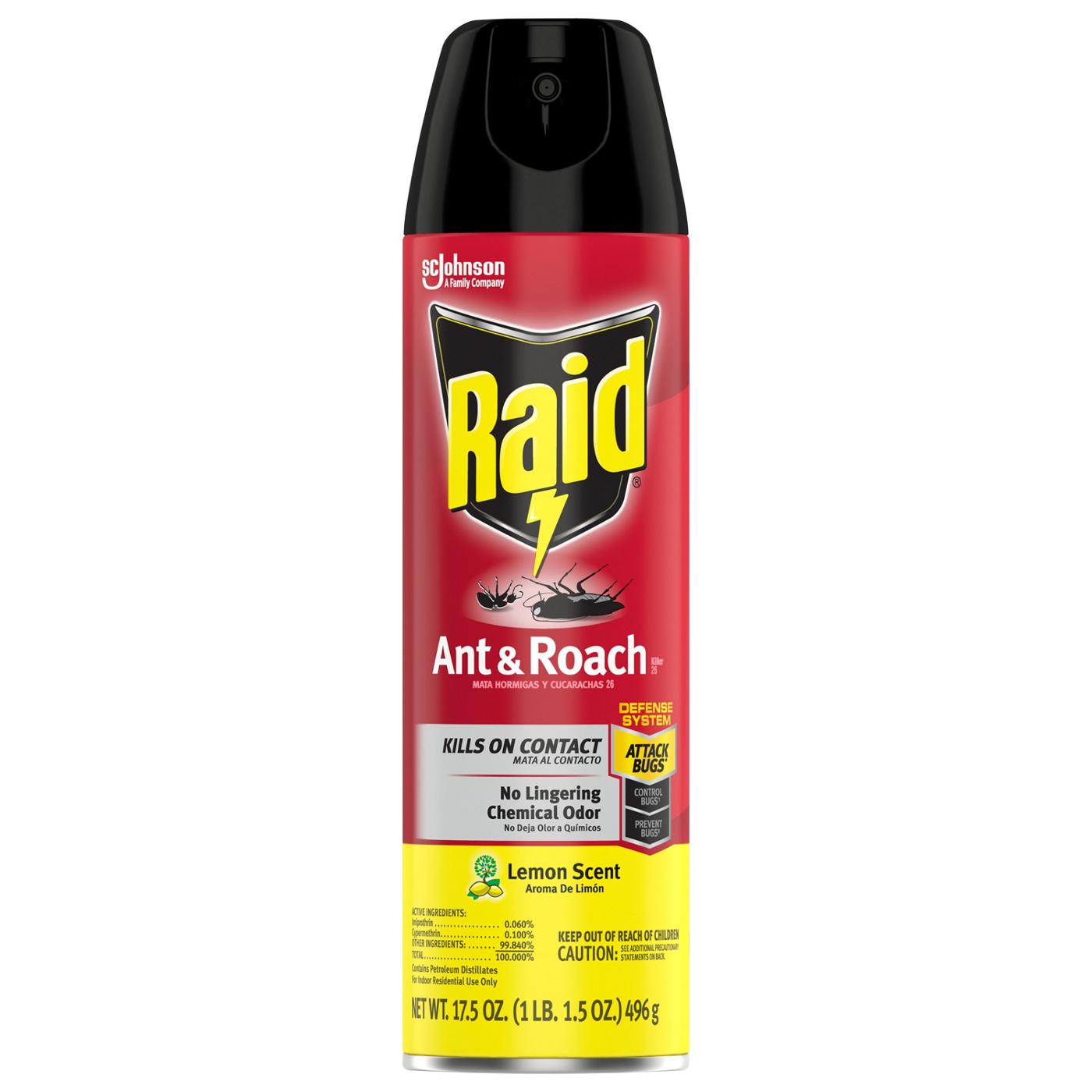 Raid Ant & Roach Killer 26 - Lemon - Shop Insect killers at H-E-B