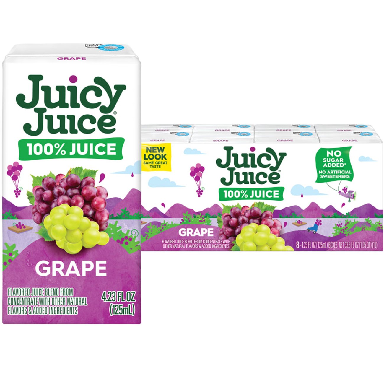 Juicy Juice 100% Grape Juice 8 pk Boxes - Shop Juice at H-E-B