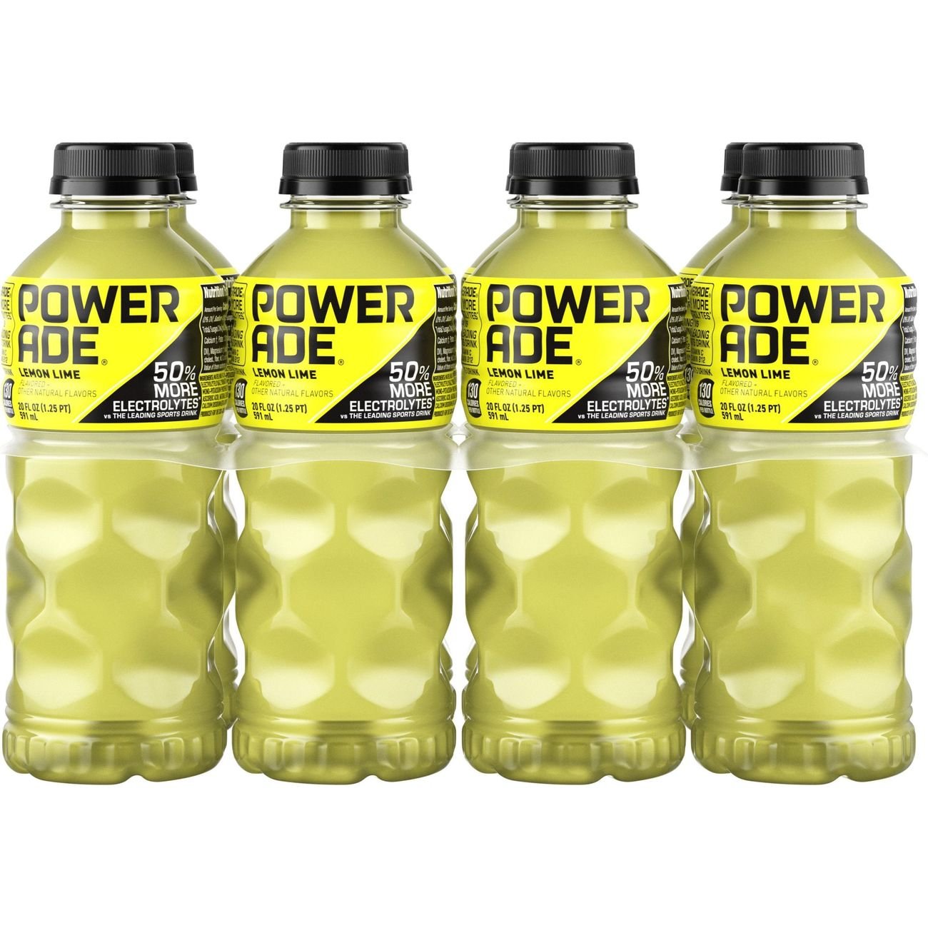 Powerade Lemon Lime Sports Drink 8 pk Bottles - Shop Sports & energy ...