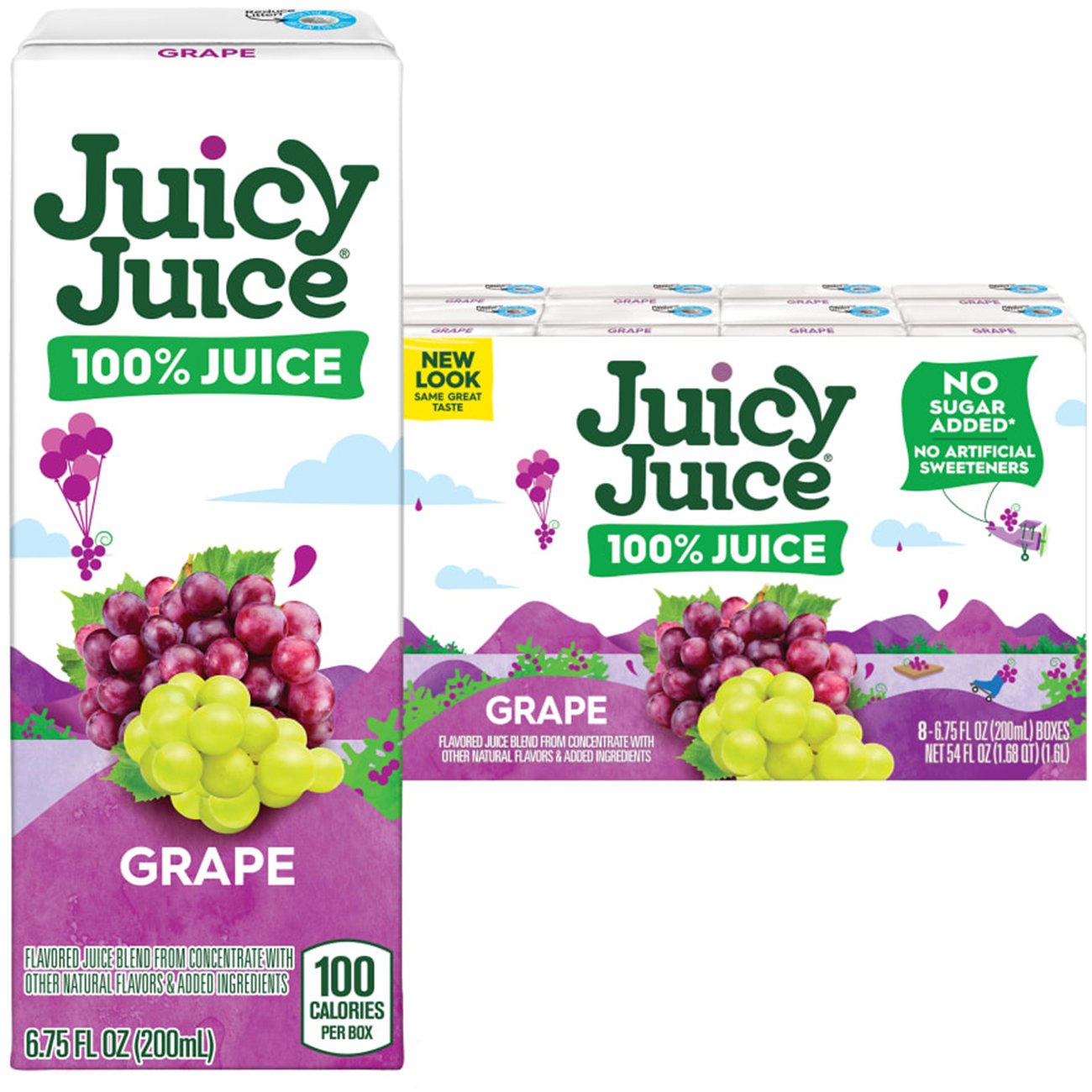 Juicy Juice 100% Grape Juice 8 pk Boxes - Shop Juice at H-E-B