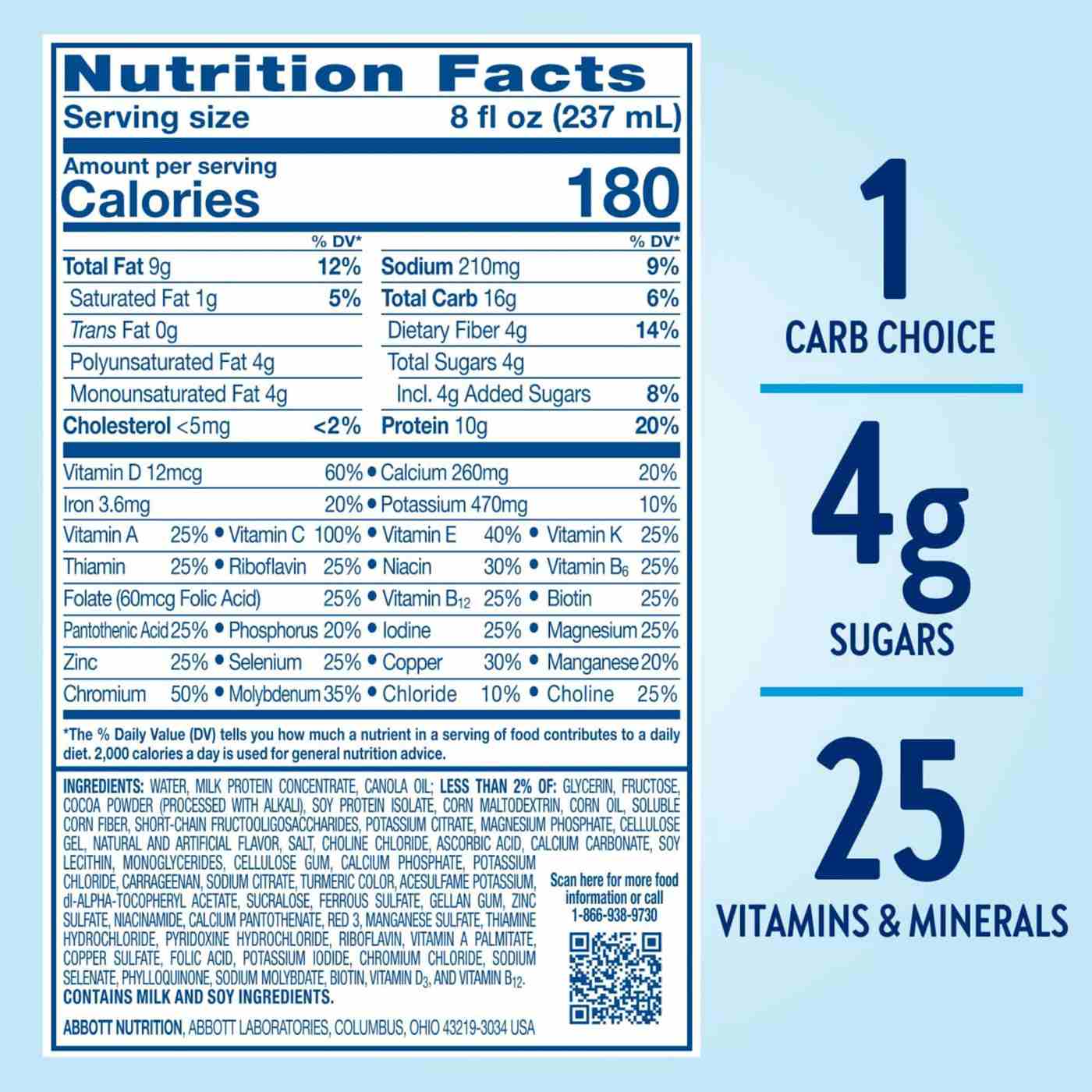 Glucerna 10g Protein Diabetes Nutritional Shake - Rich Chocolate, 8 fl ...