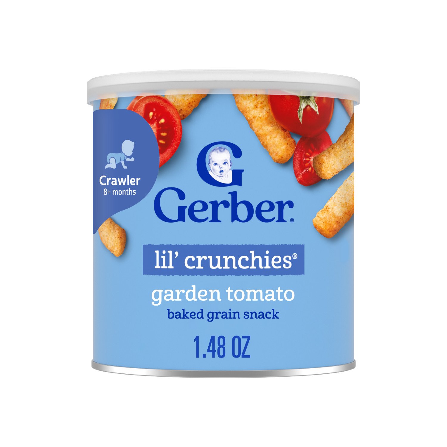 Gerber Snacks for Baby Lil' Crunchies - Garden Tomato - Shop Toddler ...