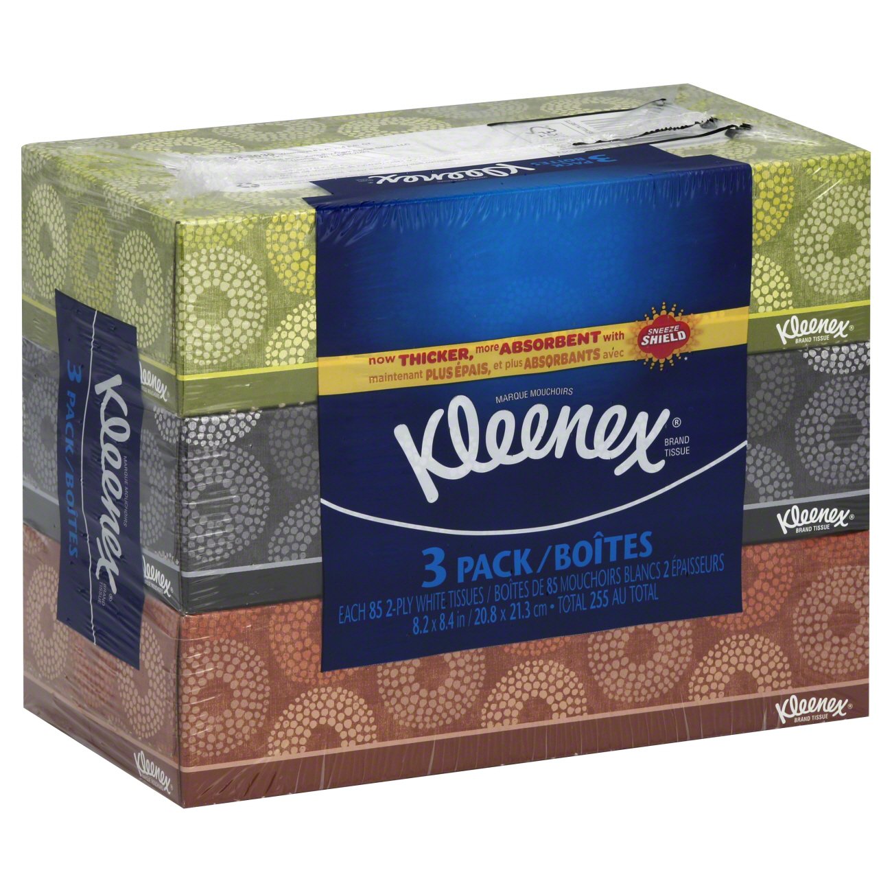 Kleenex White 2-Ply Tissues 3 PK - Shop Facial tissue at H-E-B
