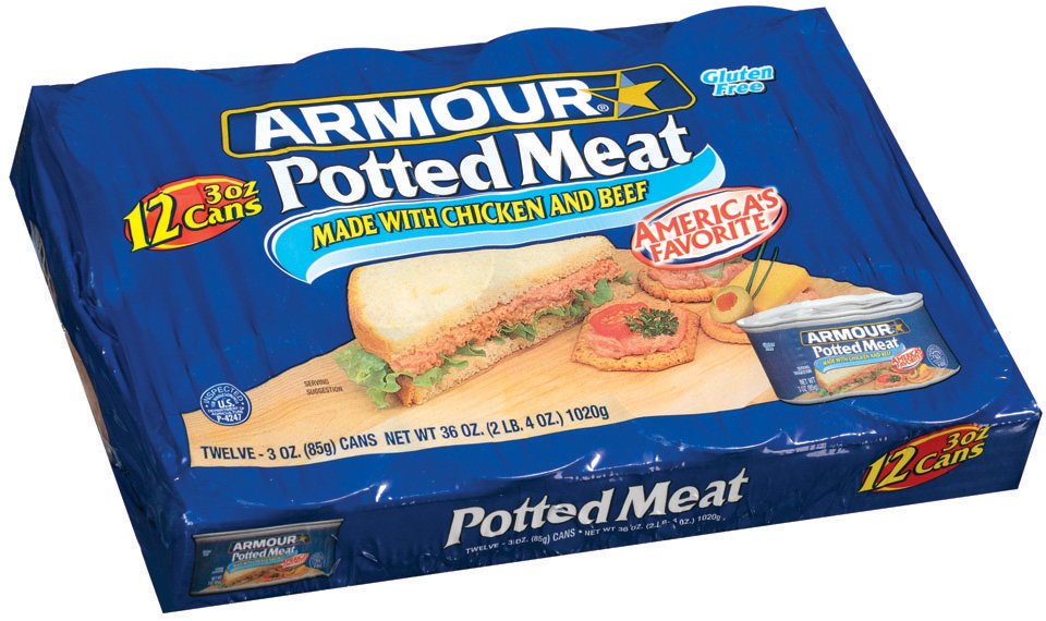 Armour Potted Meat - Shop Meat at H-E-B